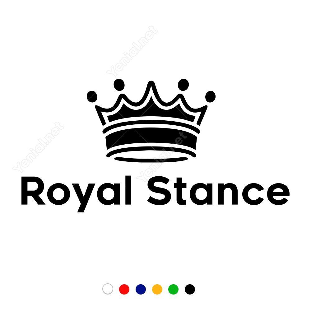 Royal Stance Sticker