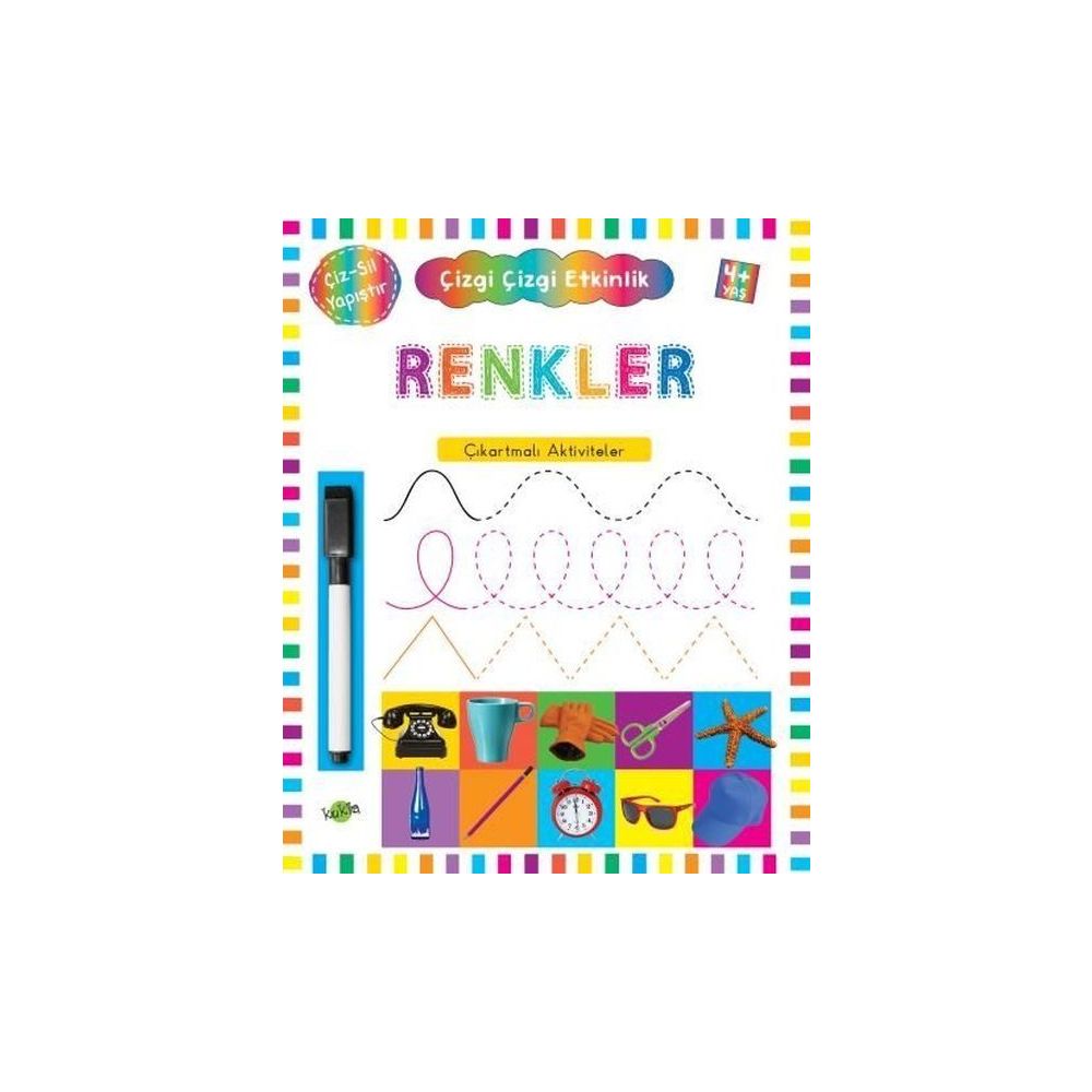 Çizgi Çizgi Etkinlik -Renkler - Kukla Yayınları Fiyatları