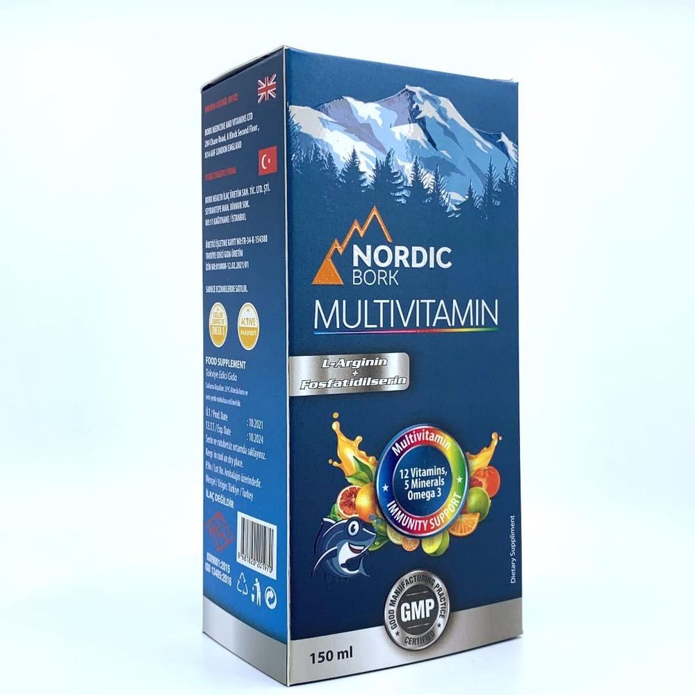 Nordic Bork 100 ml Multivitamin Çocuk Şurubu Fiyatları