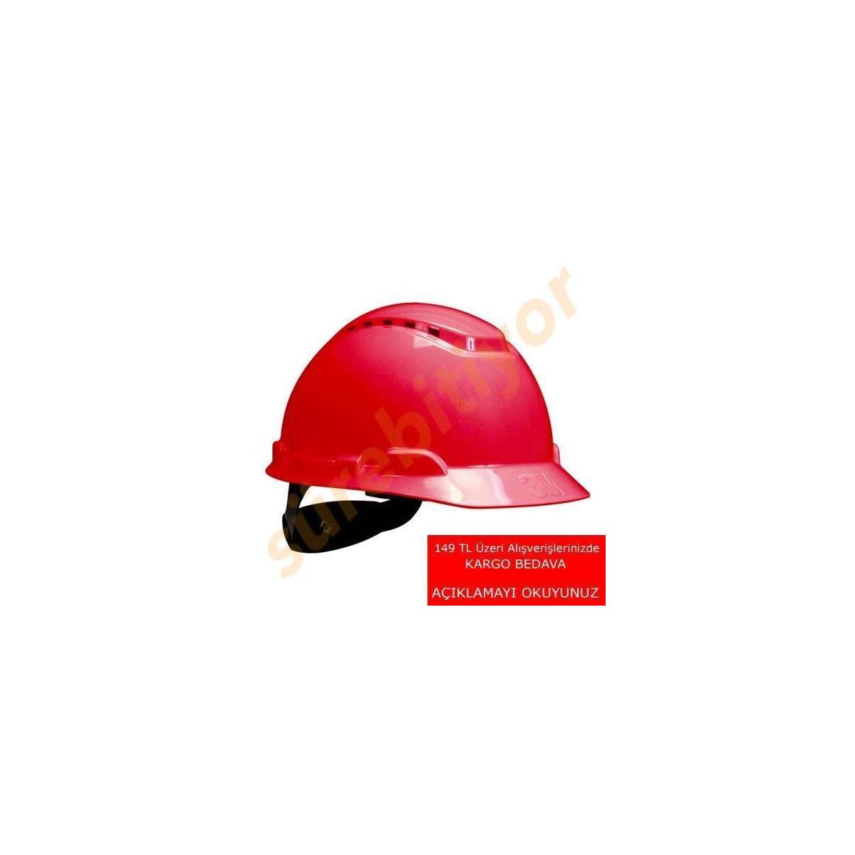3M H700 Kırmızı Baret Fiyatları