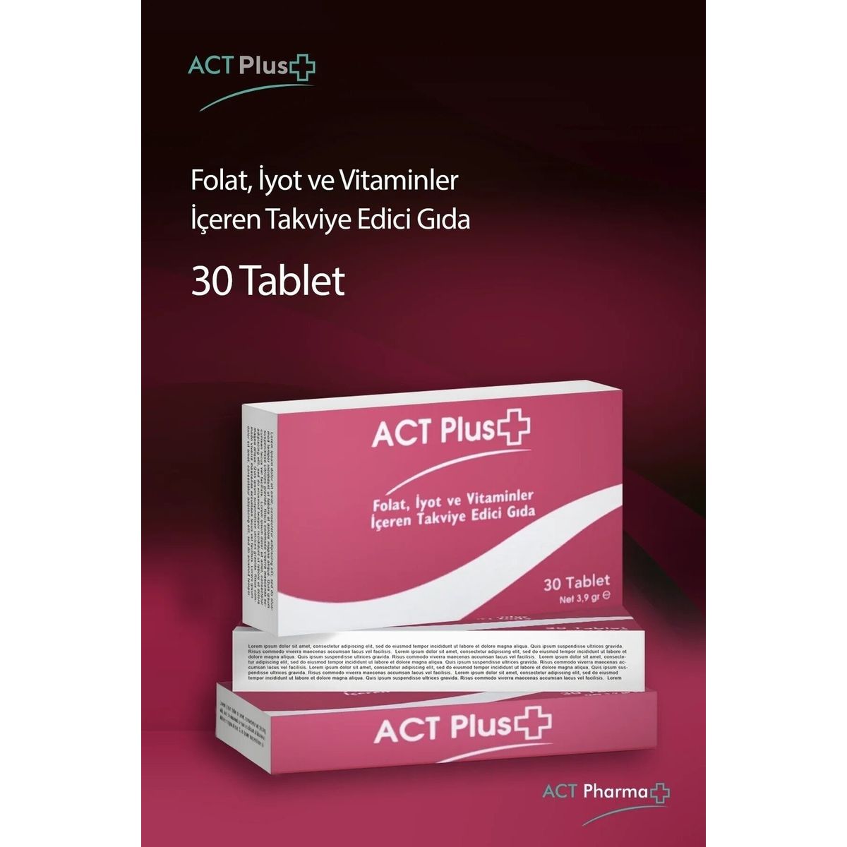 Act Plus Folat İyot Vitamin 30 Tablet Fiyatları