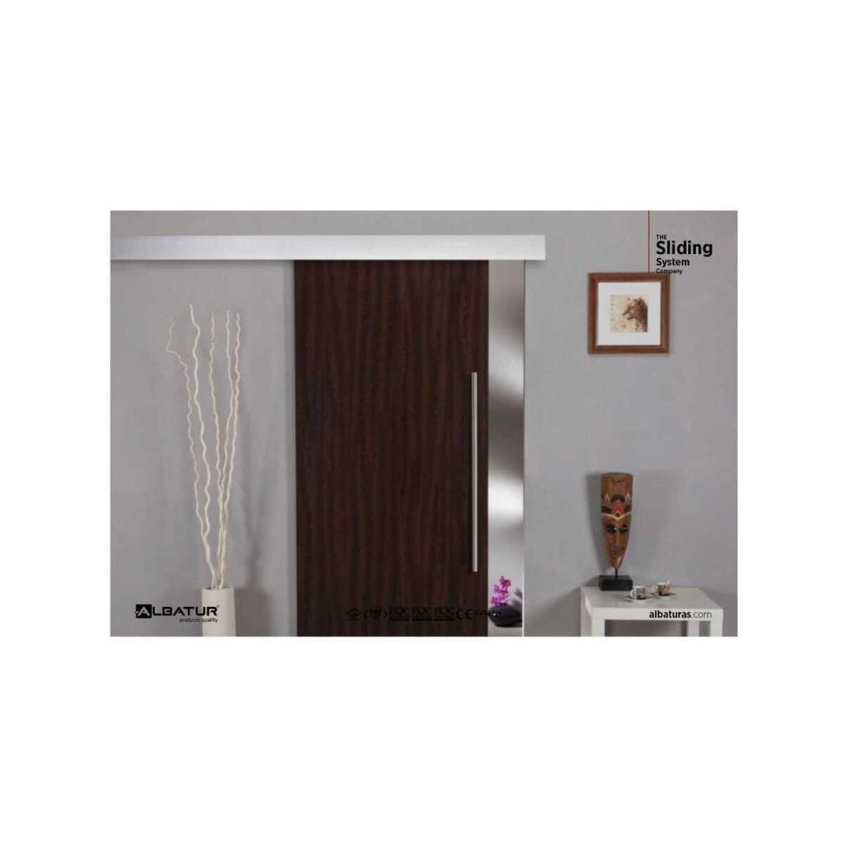 Albatur 9700 120 kg Ayarlı Sürme Rulmanlı Frensiz Ray Hariç Kapı ...