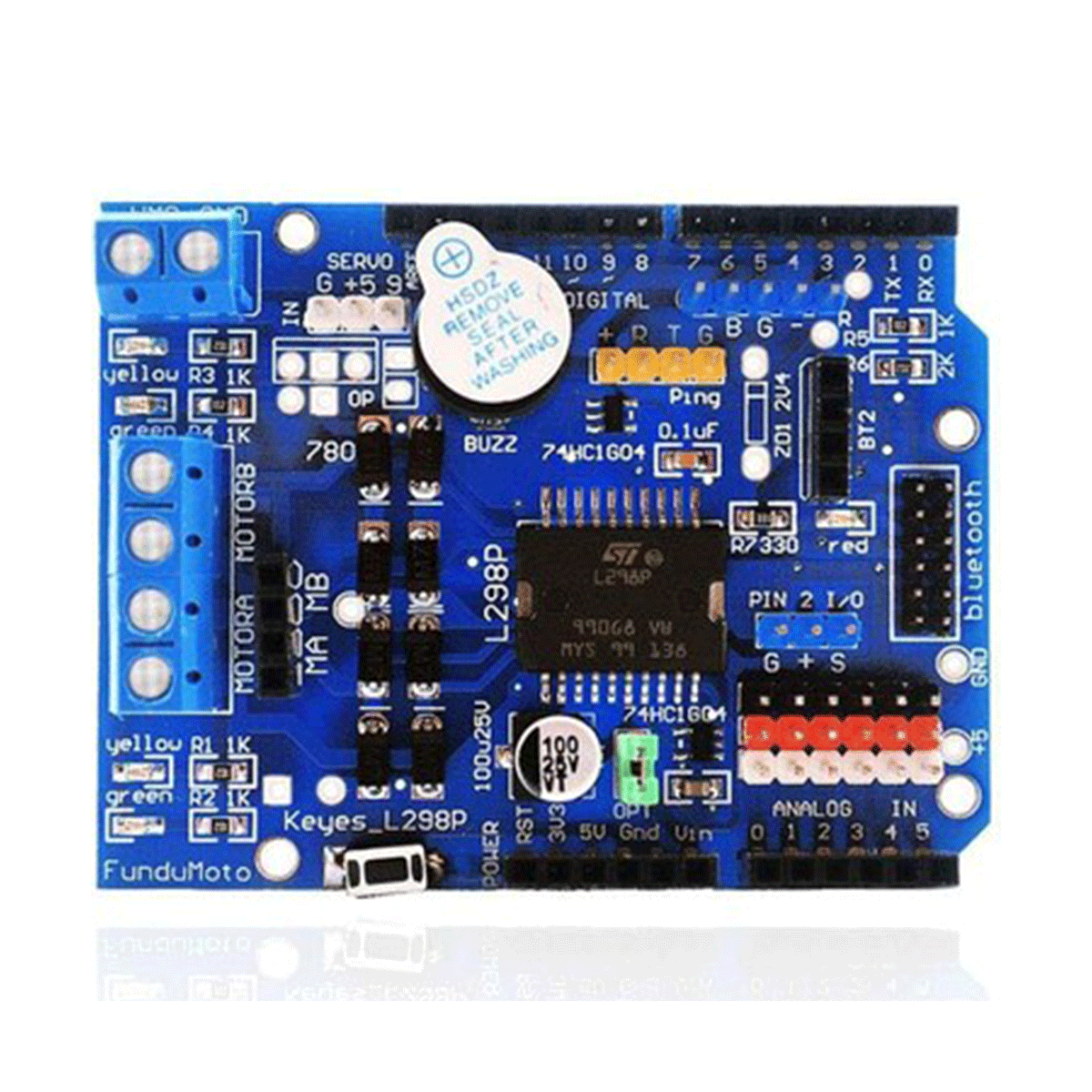 Arduino SMD L298 Çift Motor Sürücü Shield Fiyatları ve Özellikleri
