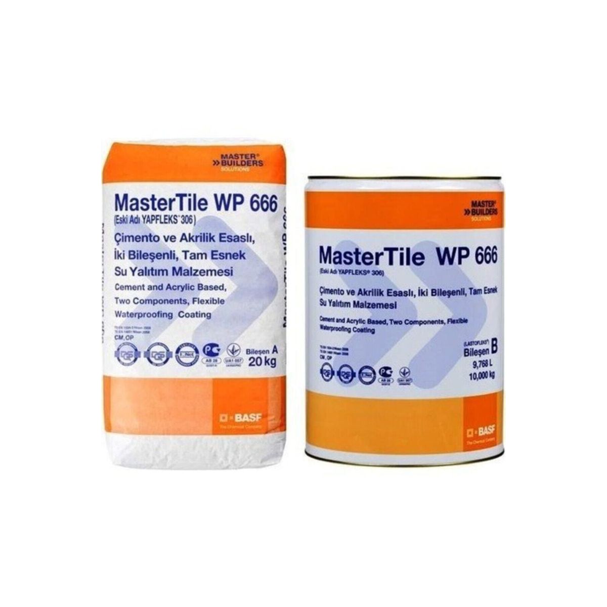 Basf Mastertile 666 30 Kg Çimento Akrilik Esaslı Tam Esnek Su Yalıtımı ...