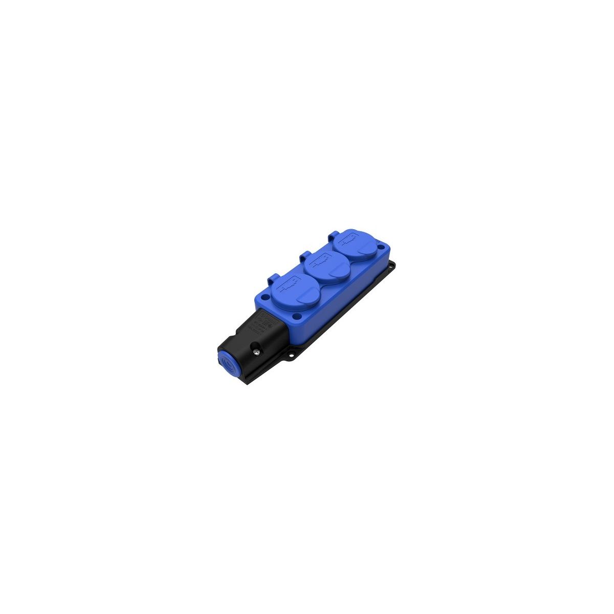 Bemis BV2-1402-3613 1x16A 2P+E 200 250V IP54 Mavi Monofaze Kauçuk 3lü ...