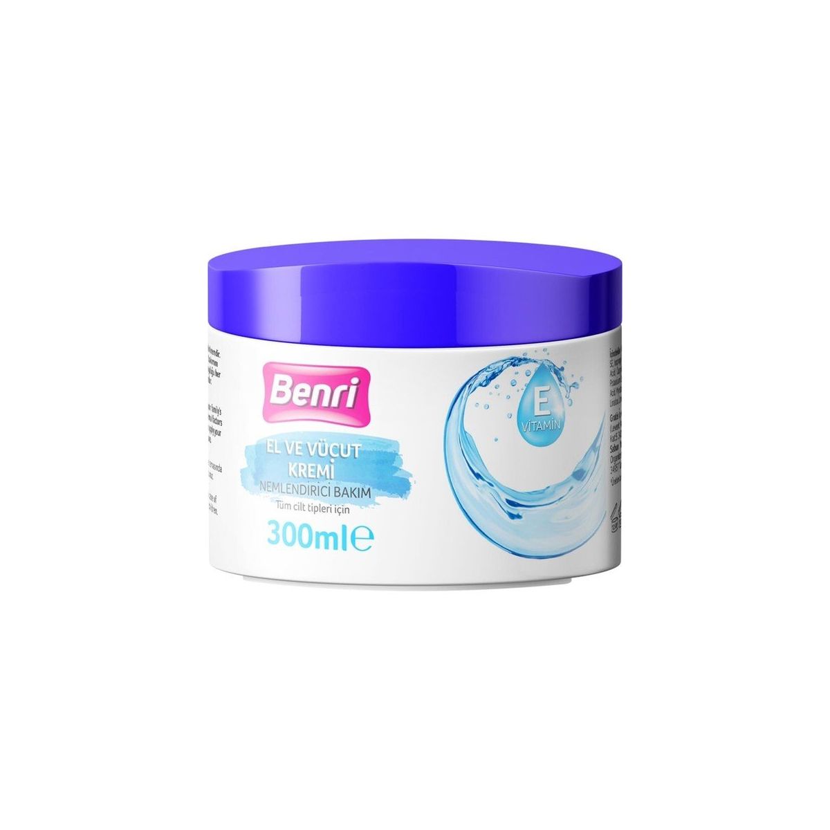 Benri 300 ml Nemlendirici Bakım El ve Vücut Kremi Fiyatları Benri 300 ml Nemlendirici Bakım El ve Vücut Kremi Fiyatları