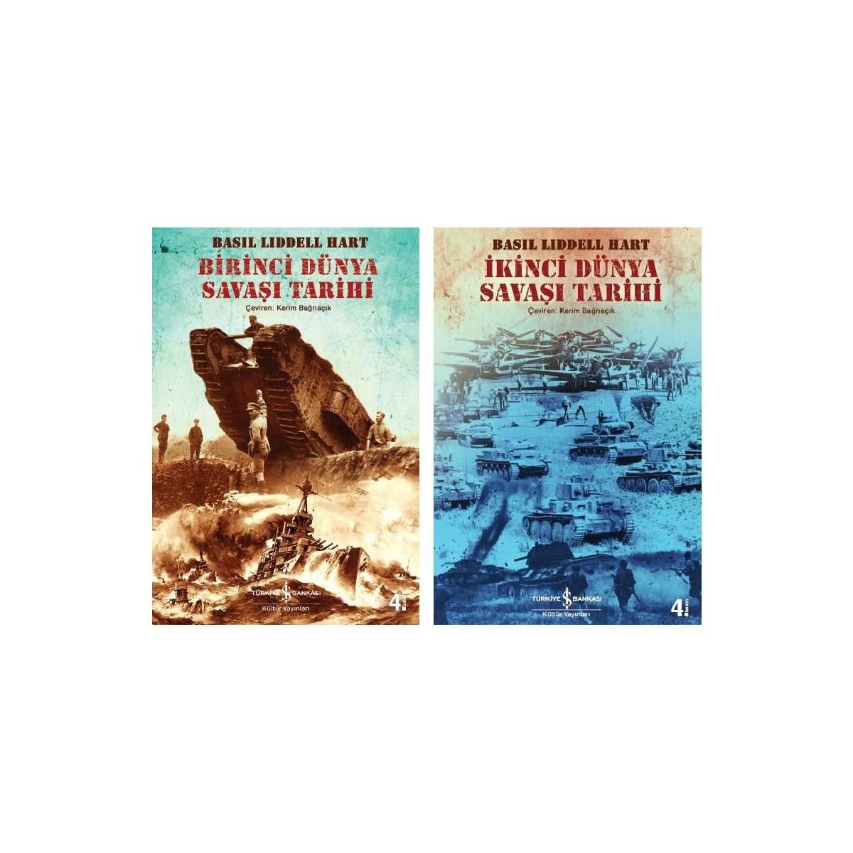 Birinci ve İkinci Dünya Savaşı Tarihi - 2 Kitap - Basil Liddell Hart ...