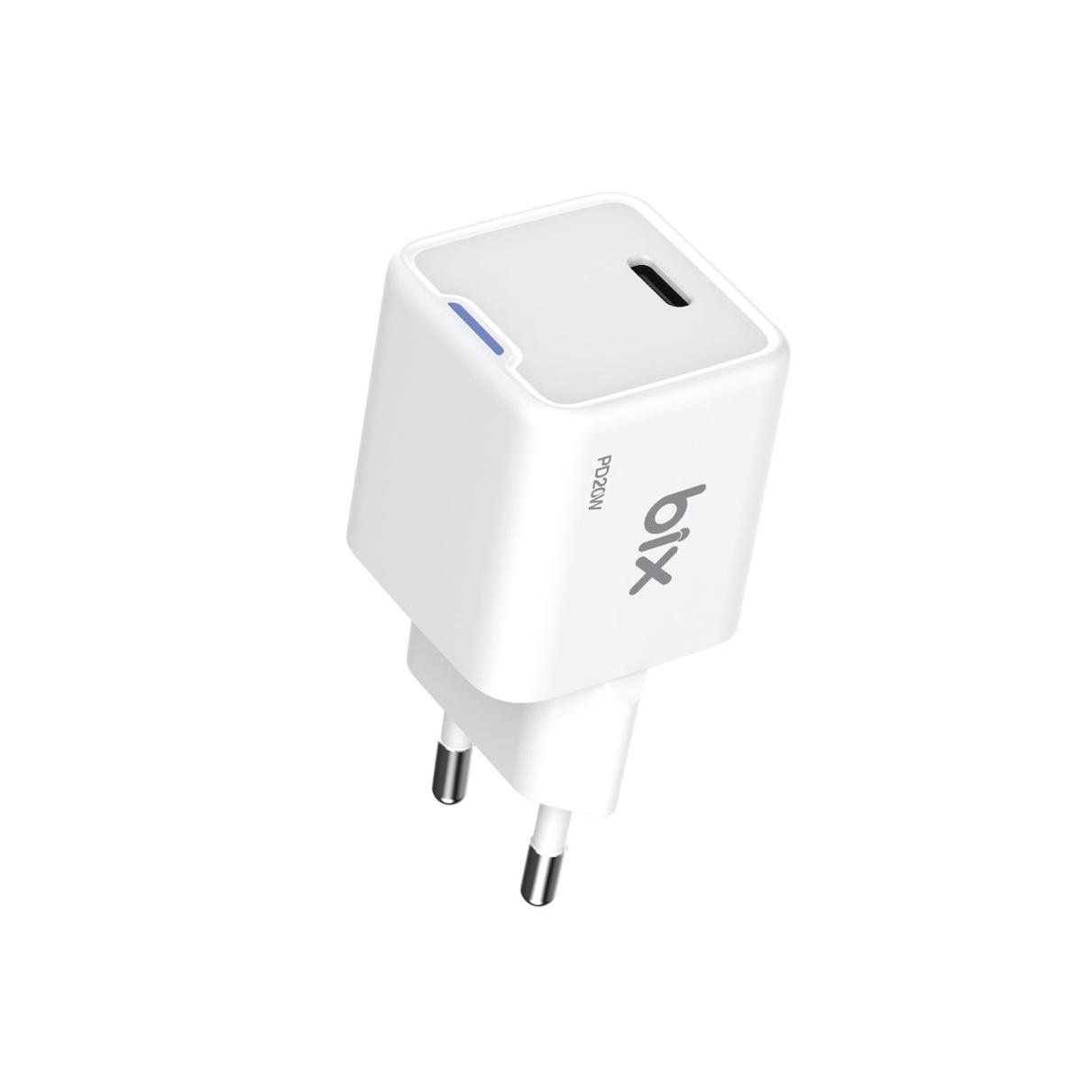 Bix 20W GaN USB-C iPhone Android ve iPad Uyumlu Type-C PD Beyaz Hızlı ...