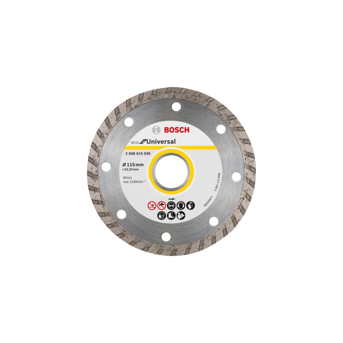 Bosch 115 mm Turbo Ekonomik Seri Genel Yapı Malzemeleri İçin Elmas ...