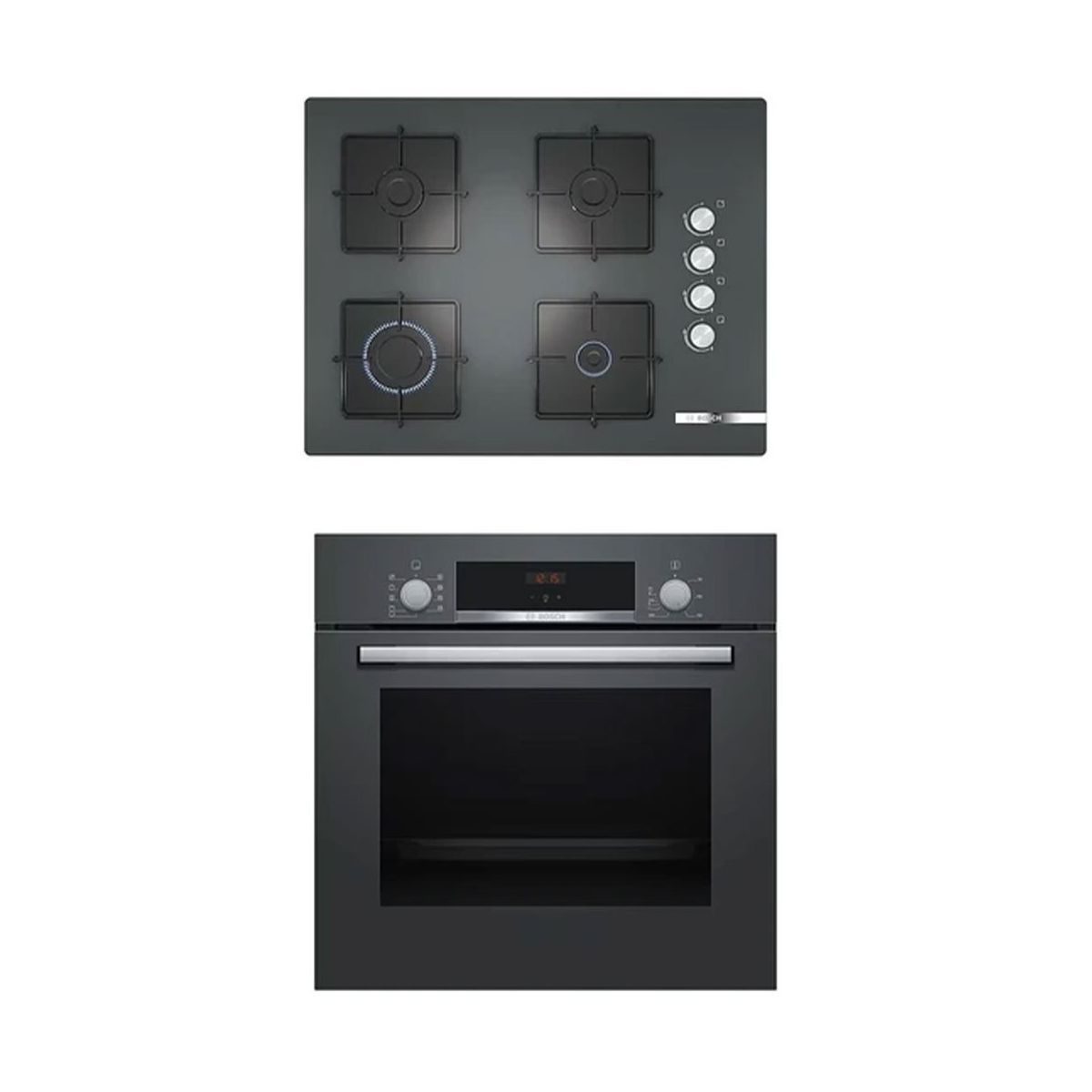 Bosch POP7C9O12O - HBF514BH0T Antrasit 2'li Ankastre Set Fiyatları