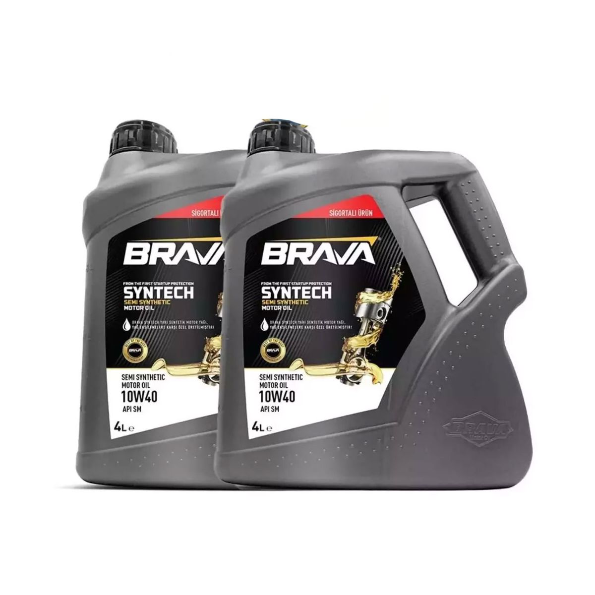 Brava Syntech 10W40 2x4 lt Yarı Sentetik Motor Yağı Fiyatları