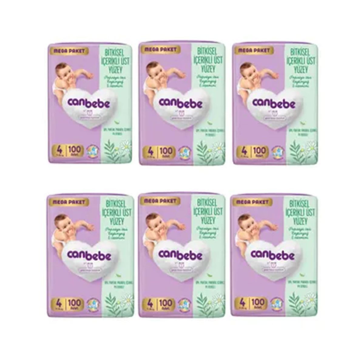 Canbebe No:4 Maxi 600 Adet Bebek Bezi Fiyatları