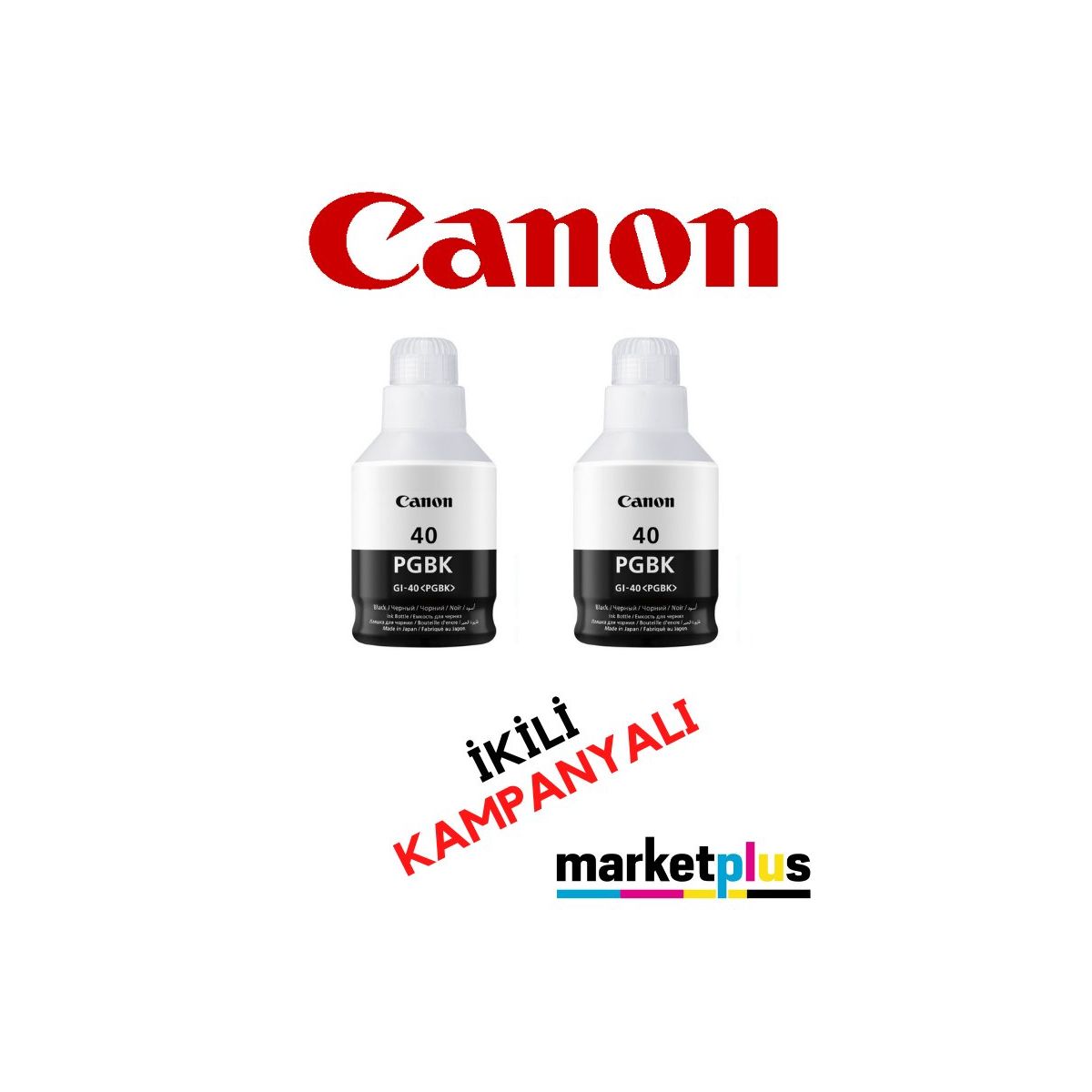 Canon GI-40 İkili Orjinal Mürekkep Kartuşu Fiyatları ve Özellikleri