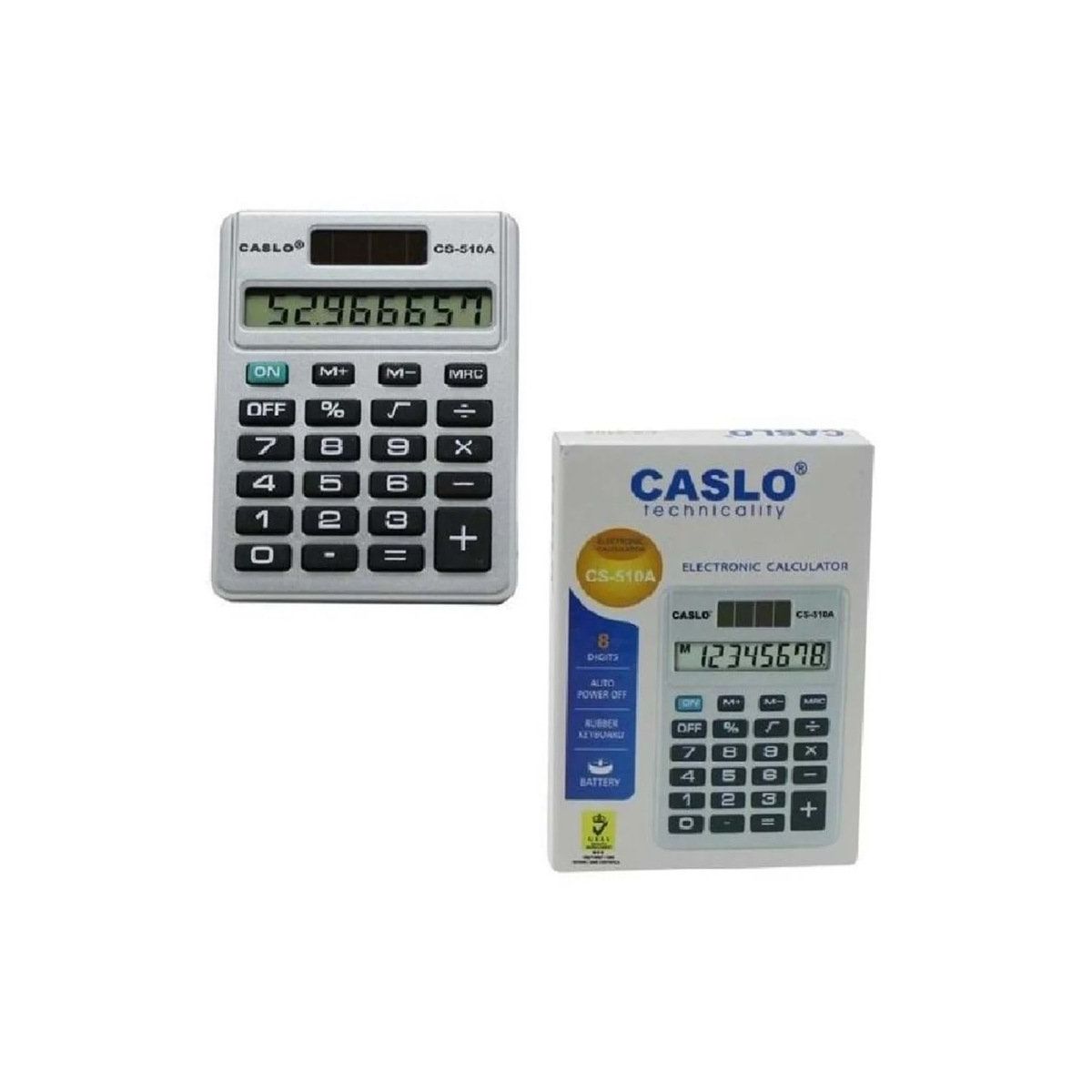 Caslo CS-510A 8 Hane Hesap Makinesi Fiyatları Caslo CS-510A 8 Hane Hesap Makinesi Fiyatları