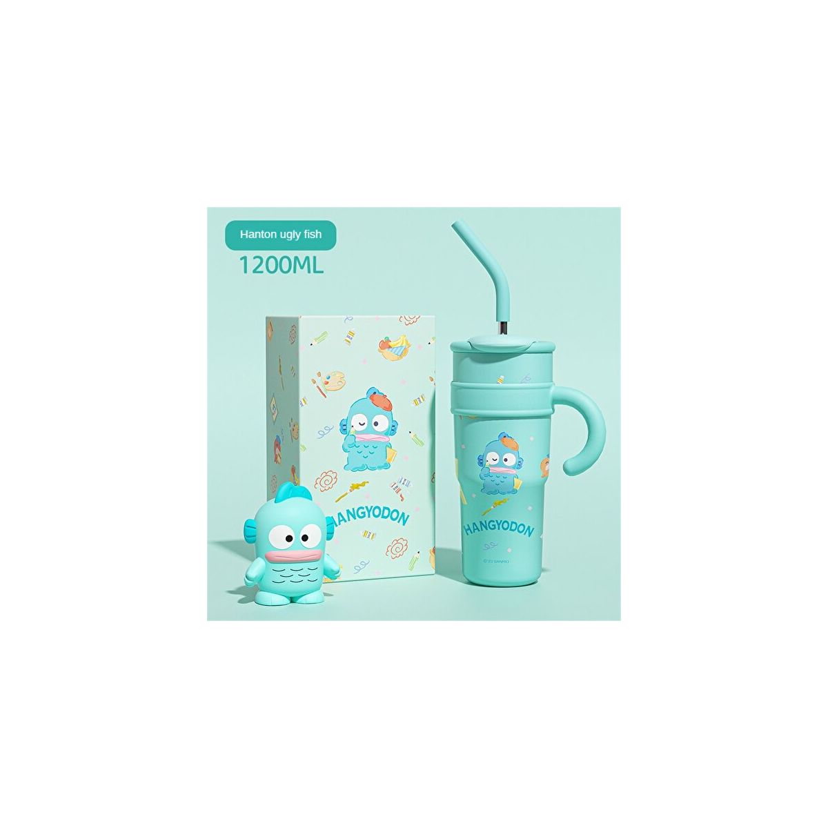 CCmoo Pretty Sanrio Hello Kitty Big Mac 1200 ml Yeşil Palyaço Balığı ...