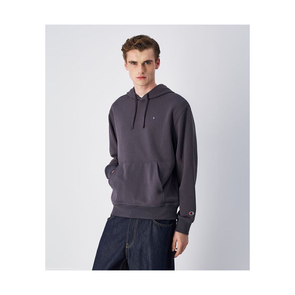 Champion 220783-VS517 Icons Hooded Gri Erkek Sweatshirt Fiyatları ve ...