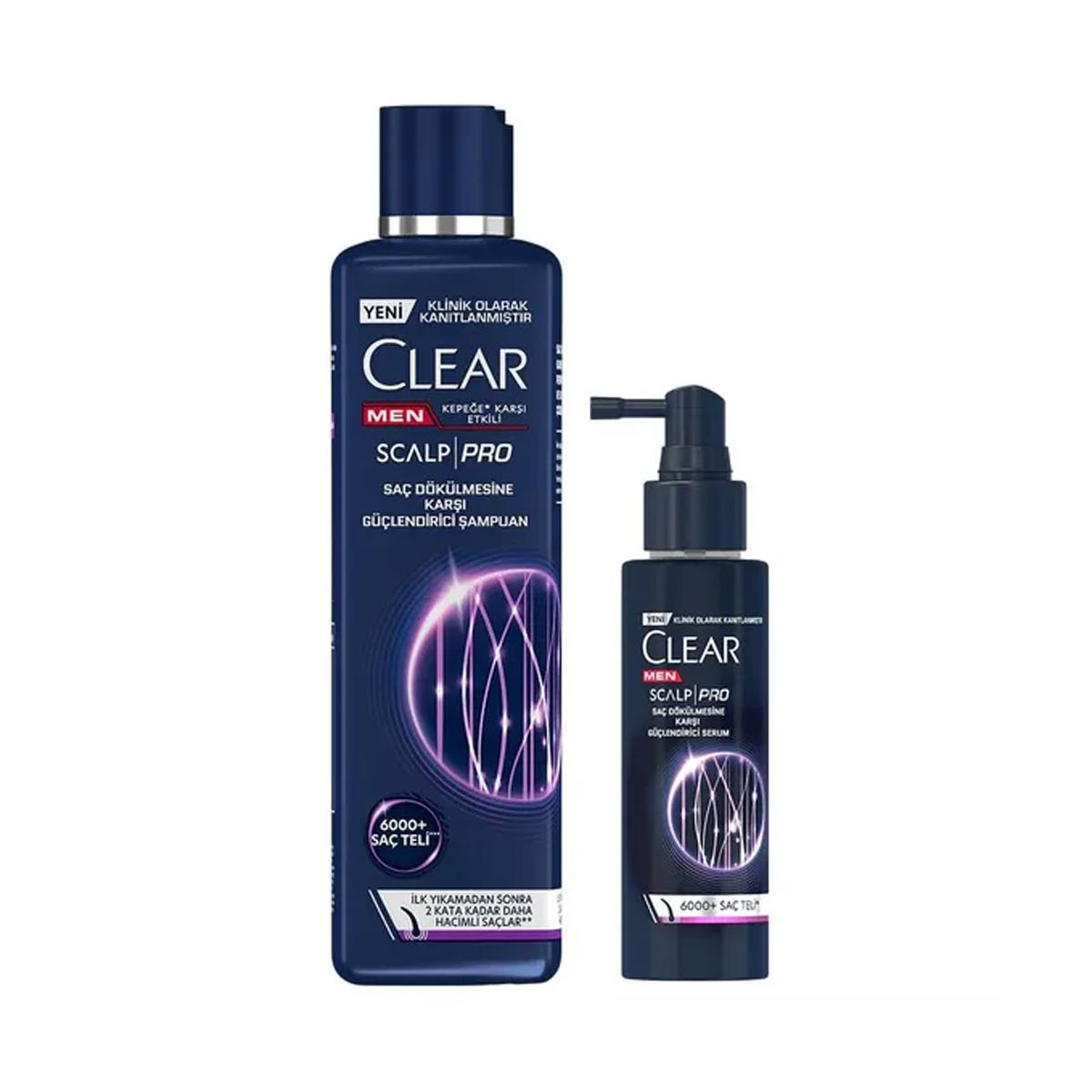 Clear Men Scalp Pro 300 ml Güçlendirici Şampuan +Saç Dökülmesine Karşı ...