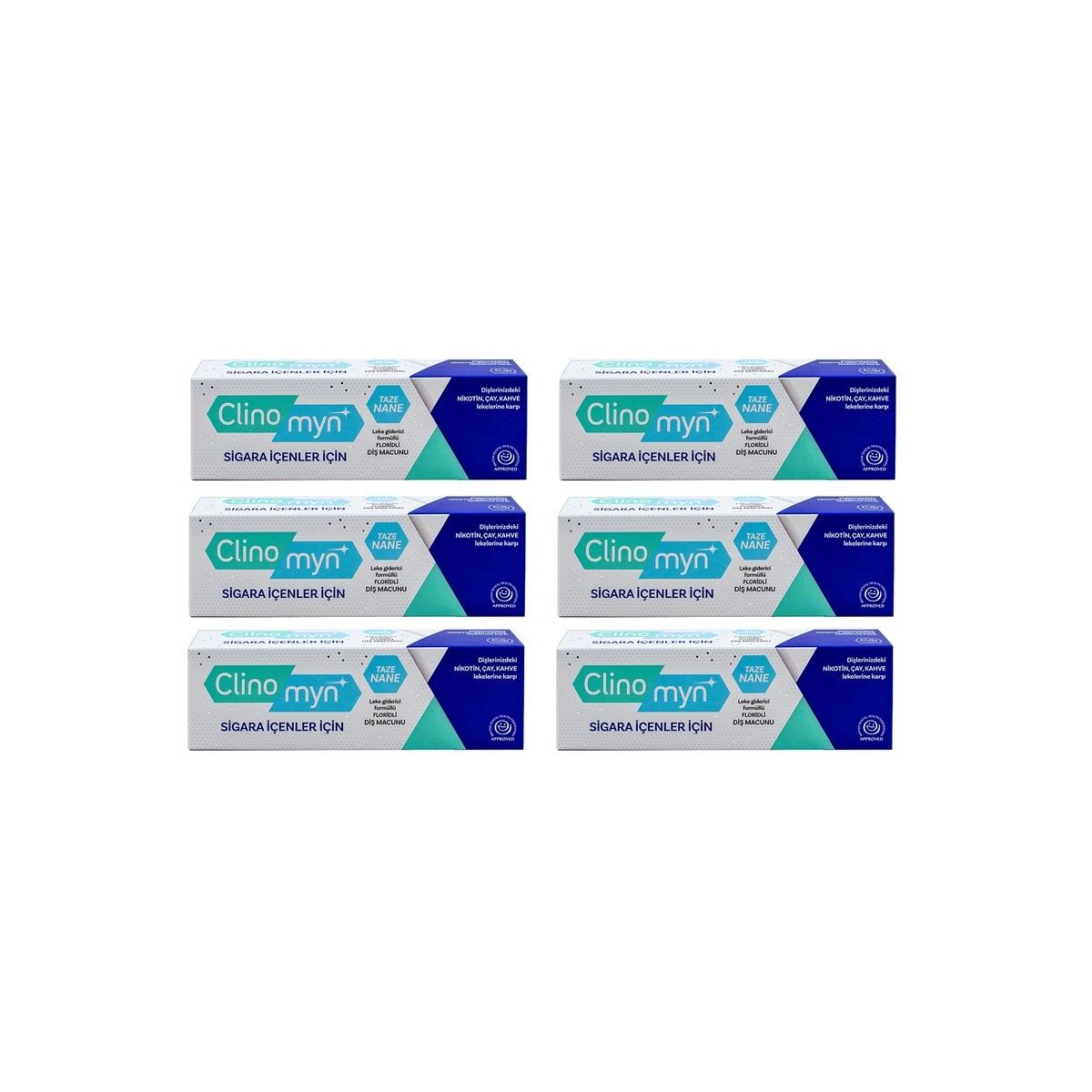 Clinomyn 6x75 ml Sigara İçenler İçin Diş Macunu Fiyatları
