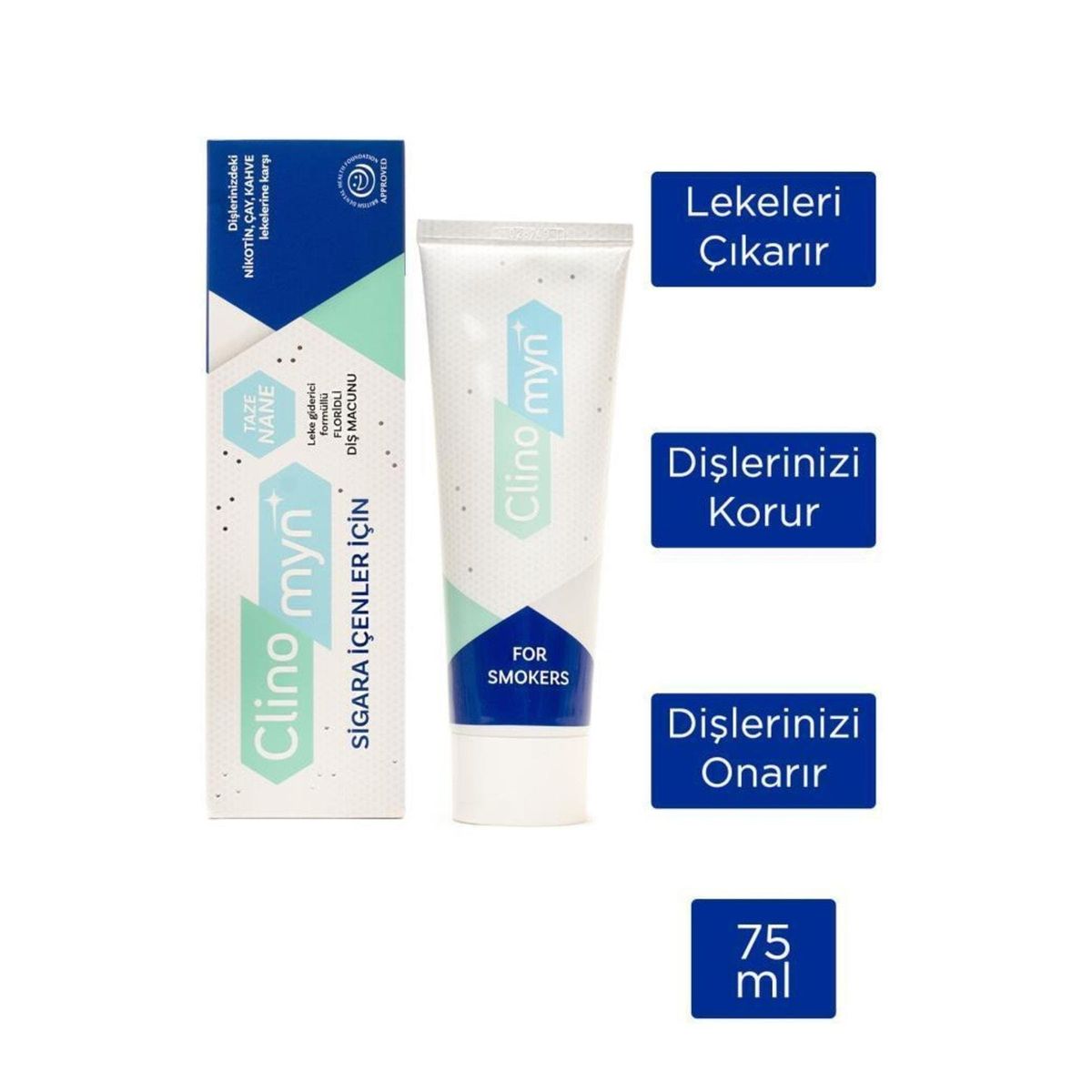 Clinomyn Nane Aromalı 75 ml Beyazlatma Diş Macunu Fiyatları