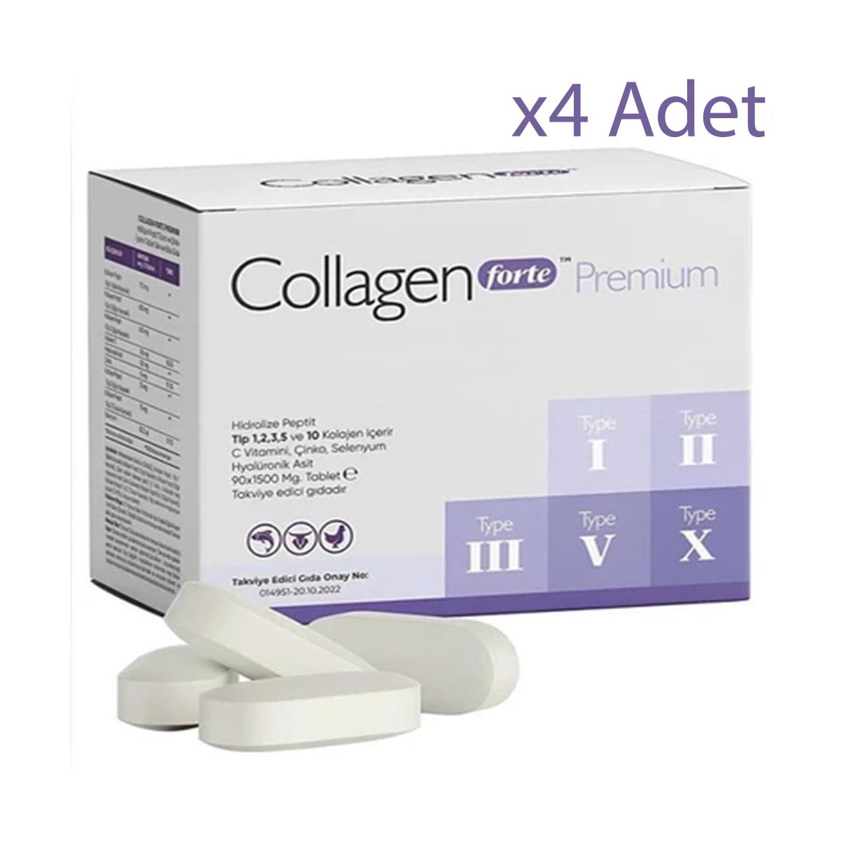 Collagen Forte Premium 1500 mg 4x90 Tablet Fiyatları