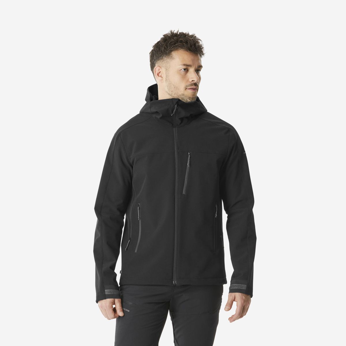 Decathlon Forclaz 500 Windwarm Siyah Softshell Erkek Outdoor Trekking ...