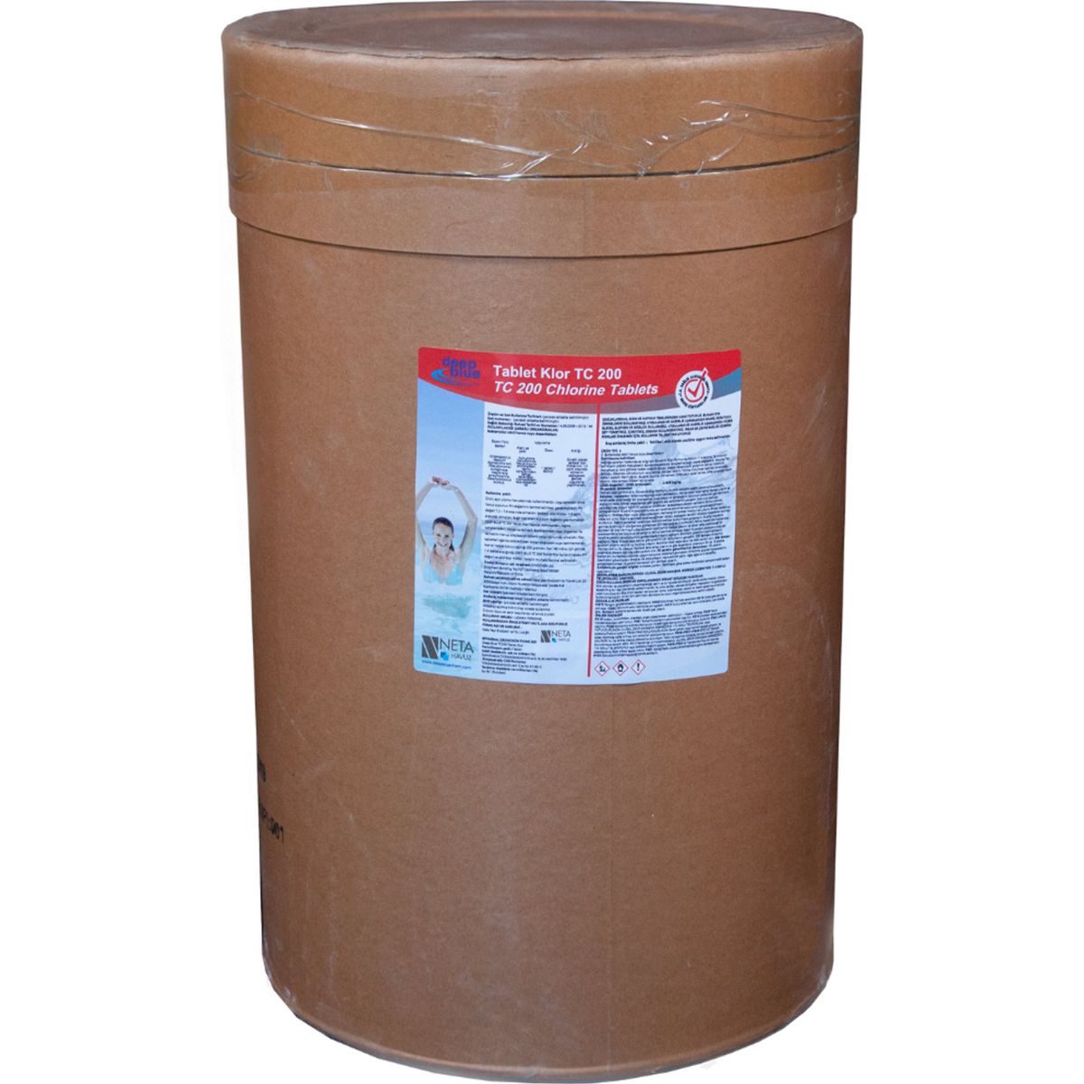 Deep Blue 50 kg 200 gr Stabilize Triklor Chlorine Tablets %90 Klor ...