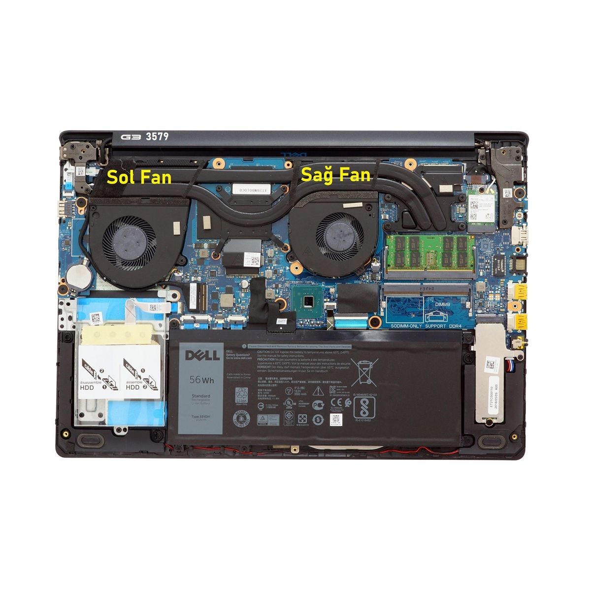 Dell G315 3579 V2 Sol Fan Fiyatları ve Özellikleri