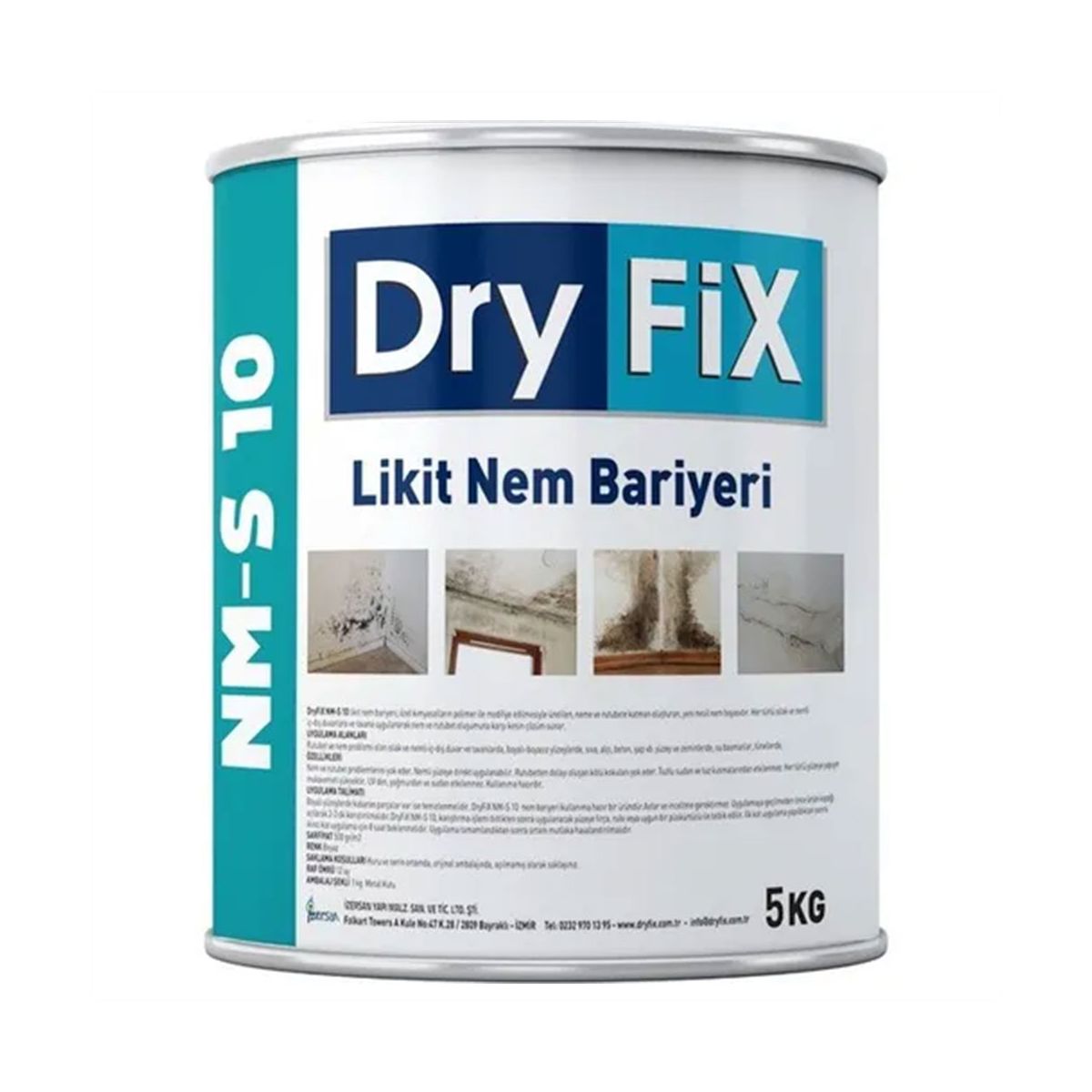 Dryfix NM-S 10 5 kg Nem ve Rutubet Boyası Fiyatları