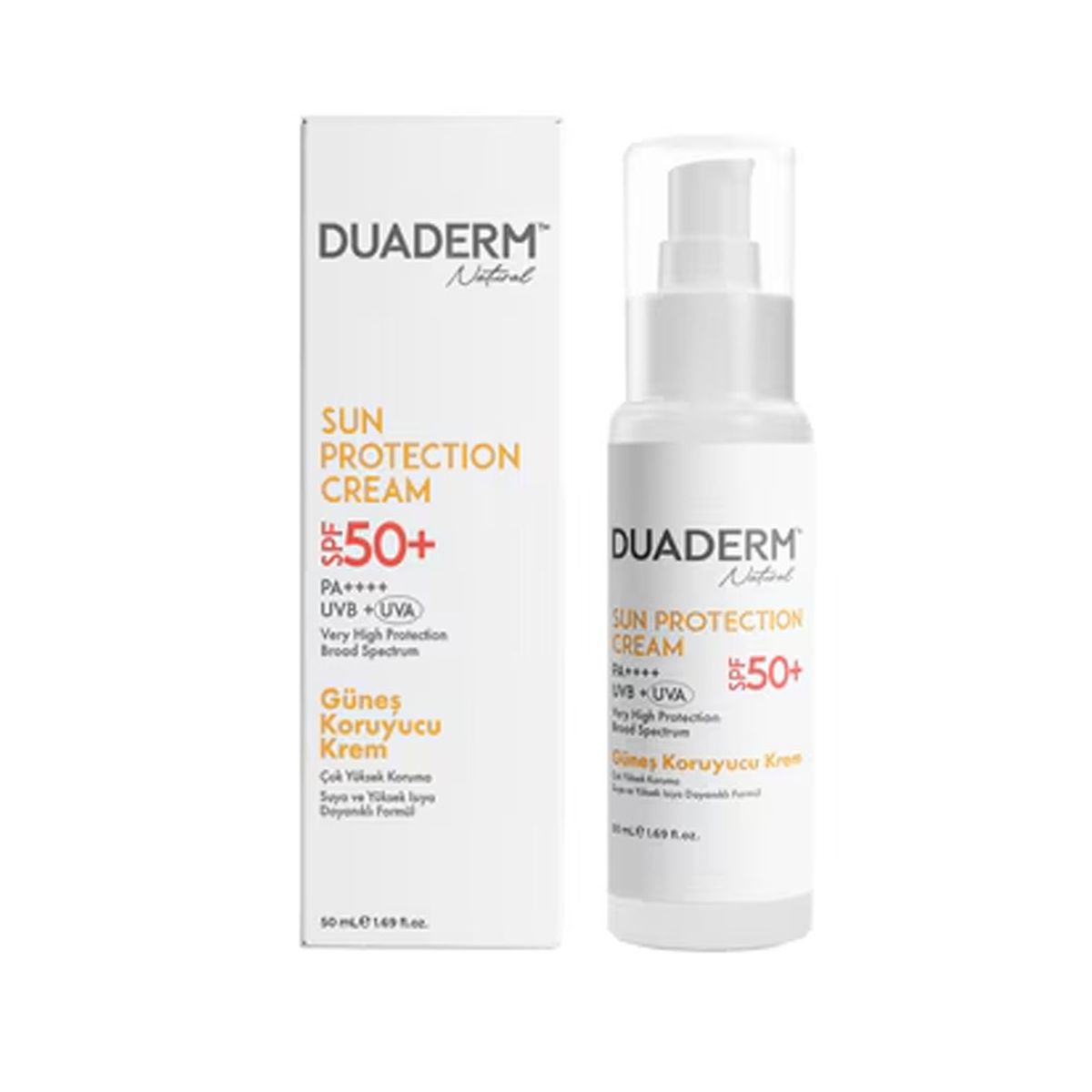 Duaderm Natural SPF50 50 ml Yüz Güneş Kremi Fiyatları