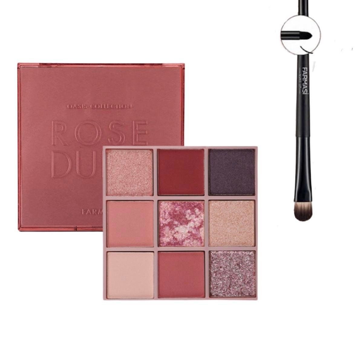 Farmasi Oasis Collection Rose Dune Far Paleti ve Far Fırçası Fiyatları ...
