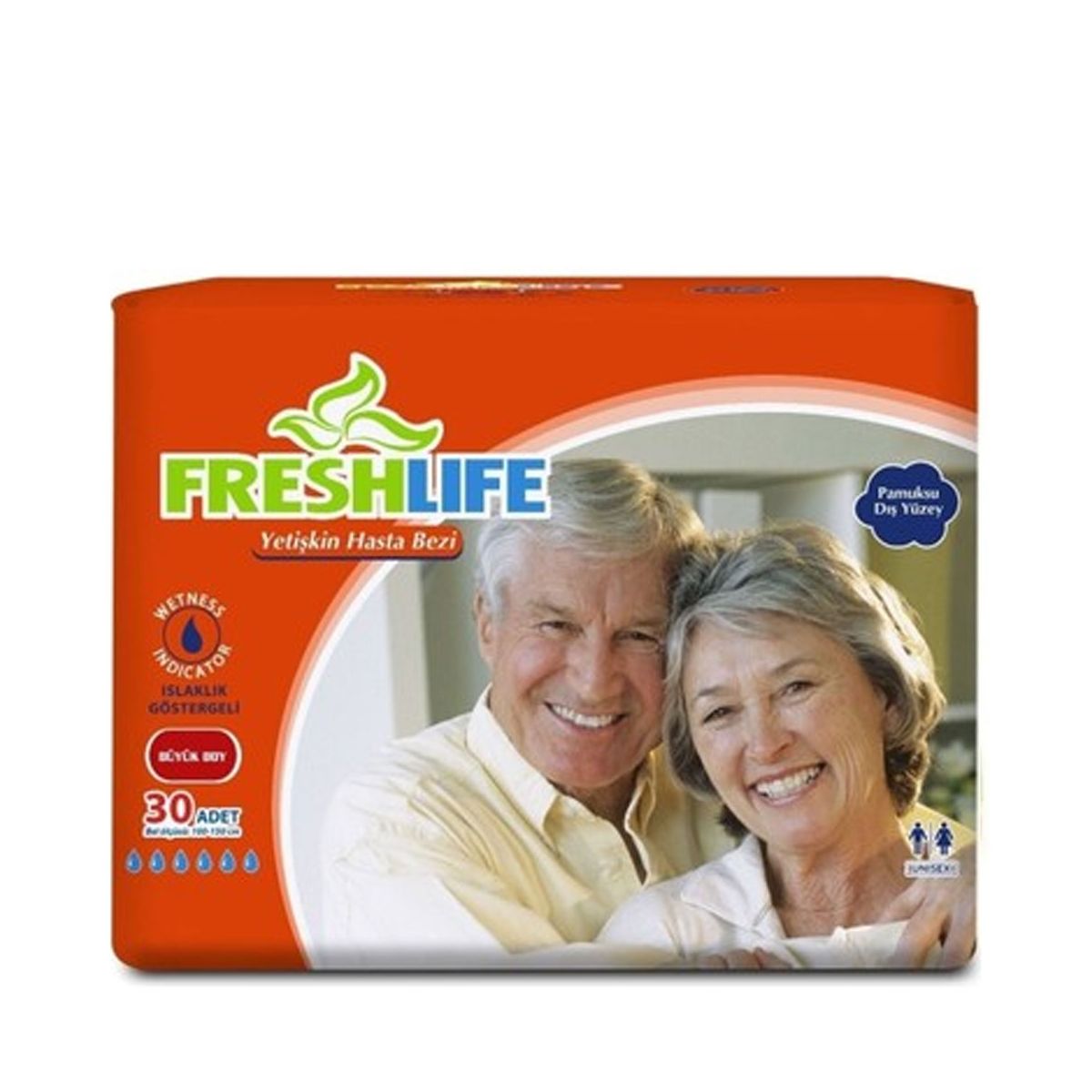 Freshlife Large 30'lu Beyaz Belbantlı Hasta Bezi Fiyatları