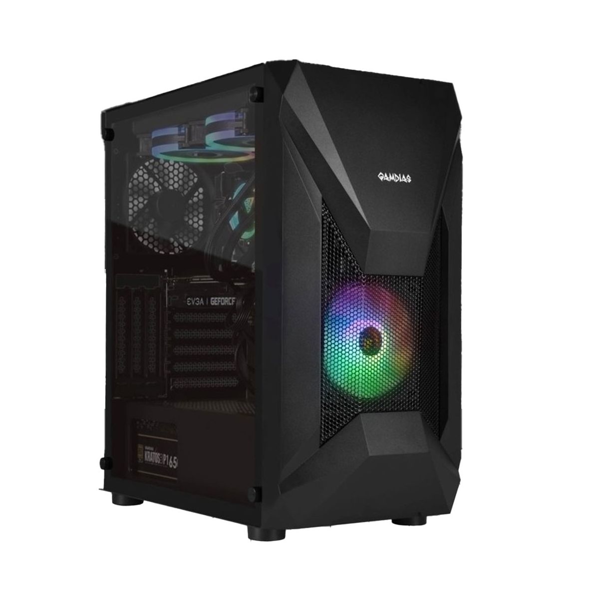 Gamdias TIGER-124F i5-12400F 16 GB RAM 512 GB NVMe SSD 8 GB GDDR5 RX580 ...