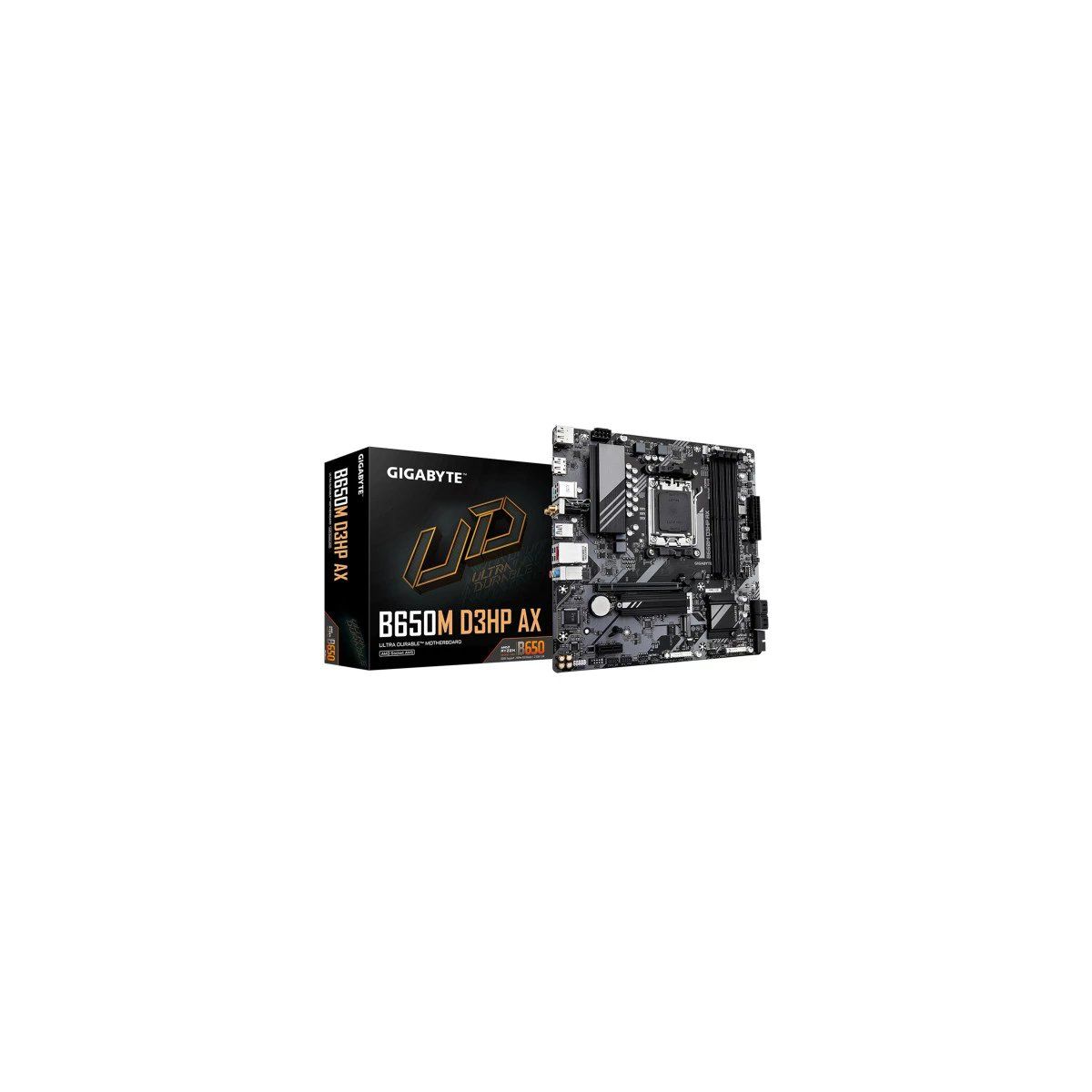 Gigabyte B650M D3HP AX AMD B650 AM5 DDR5 7600 Mhz OC HDMI-DP M.2 Wi-Fi ...