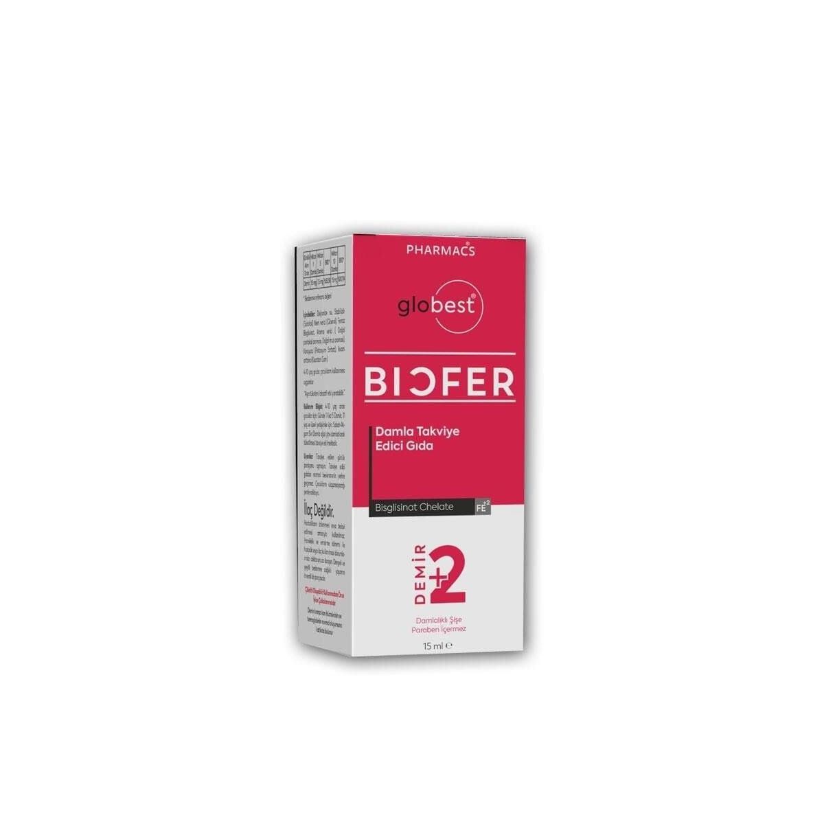 Globest Biofer Demir 15 ml Damla Fiyatları