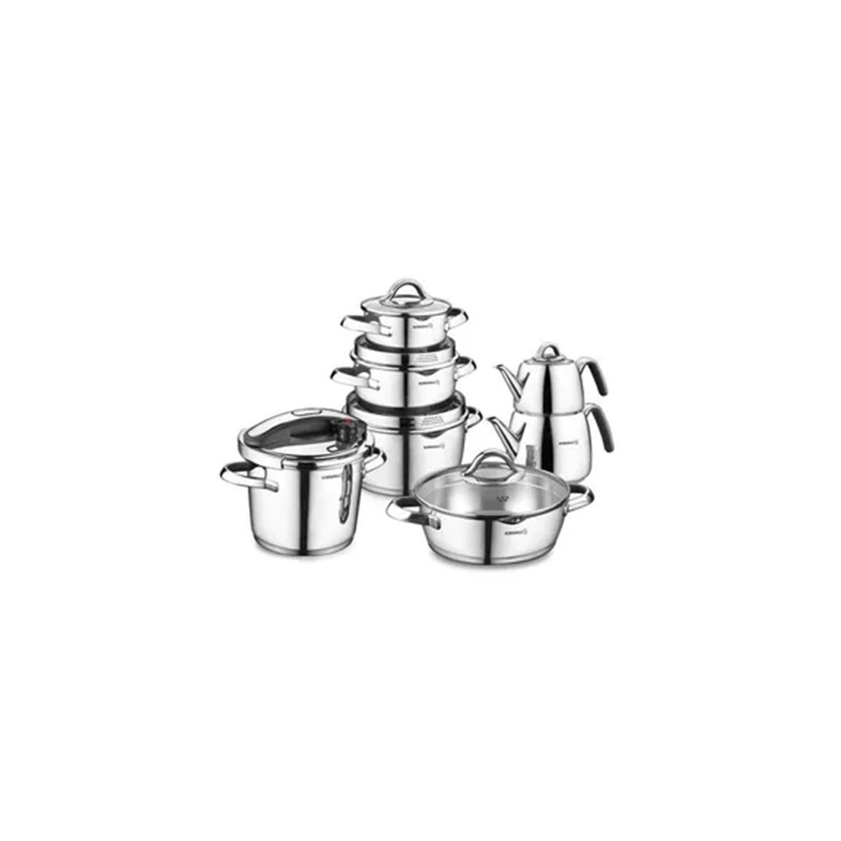 Korkmaz Vertex 15 Parça Hiper Set Çelik Çeyiz Seti Fiyatları