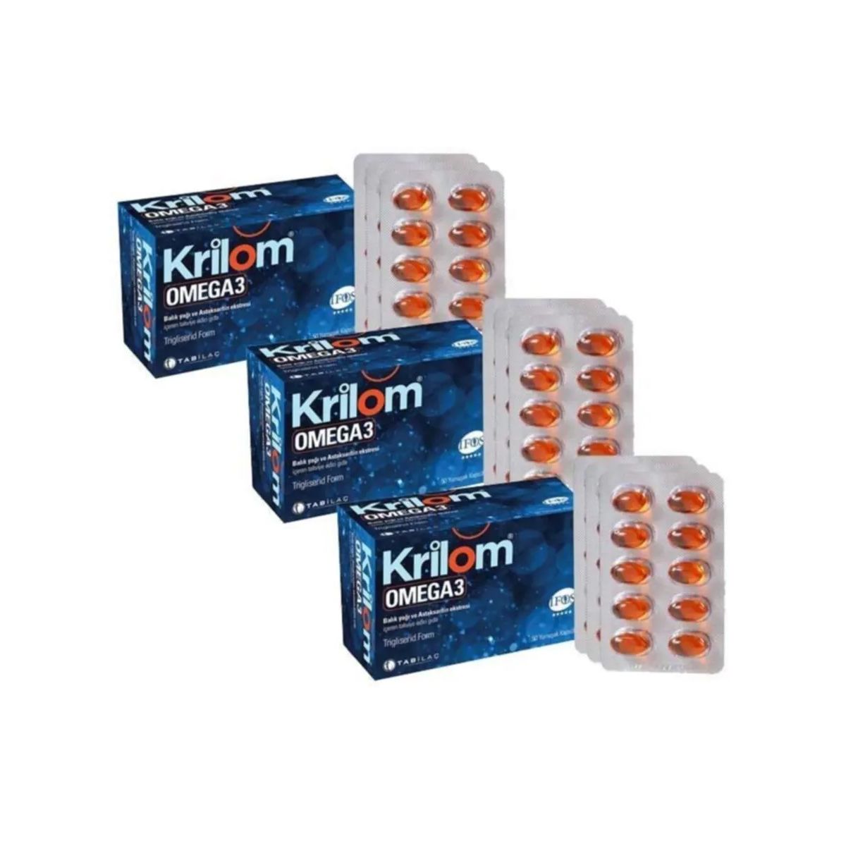 Krilom Omega 3 Yumuşak 3x50 Kapsül Fiyatları