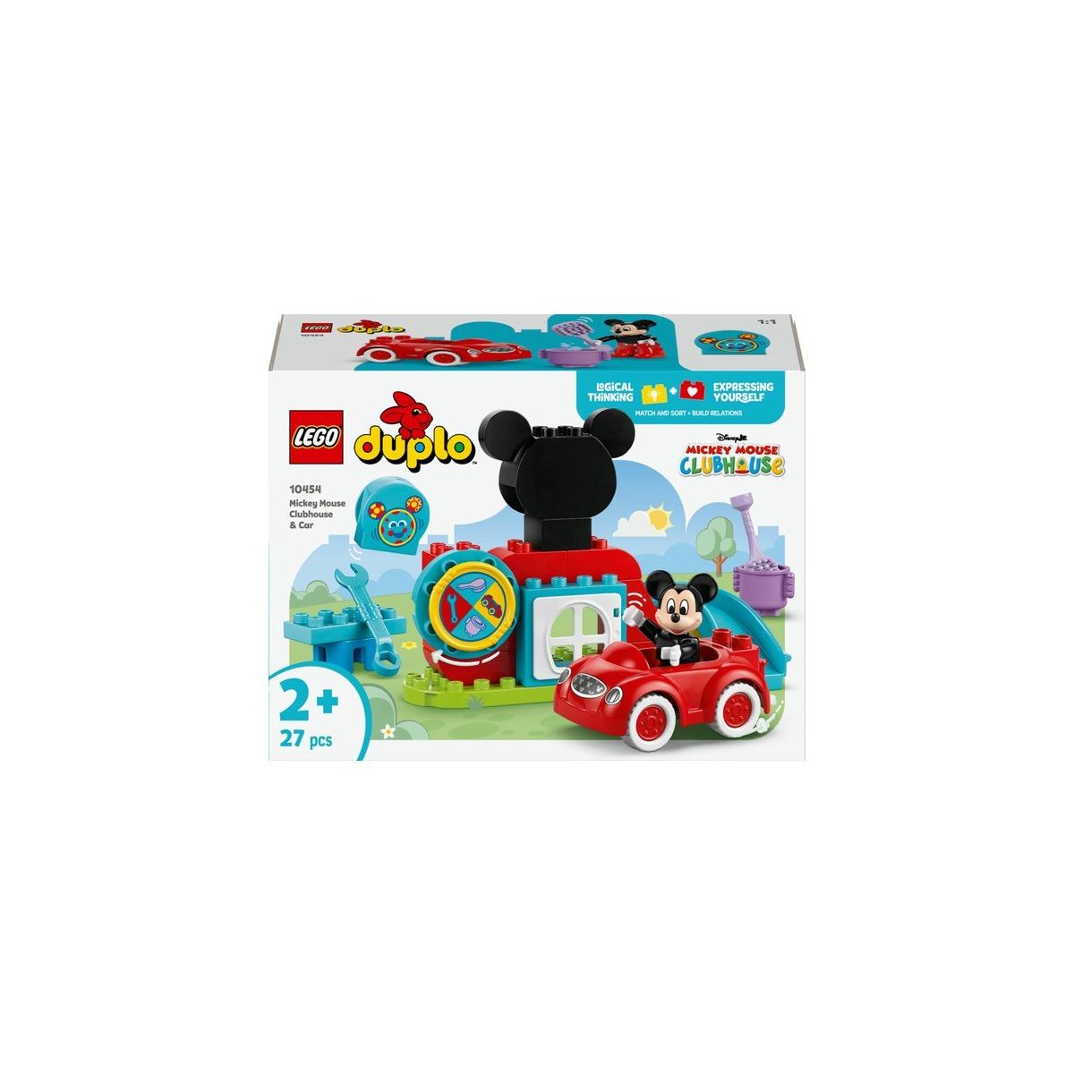 Lego 10454 Duplo 27 Parça Disney Mickey Fare'nin Kulüp Evi ve Arabası ...