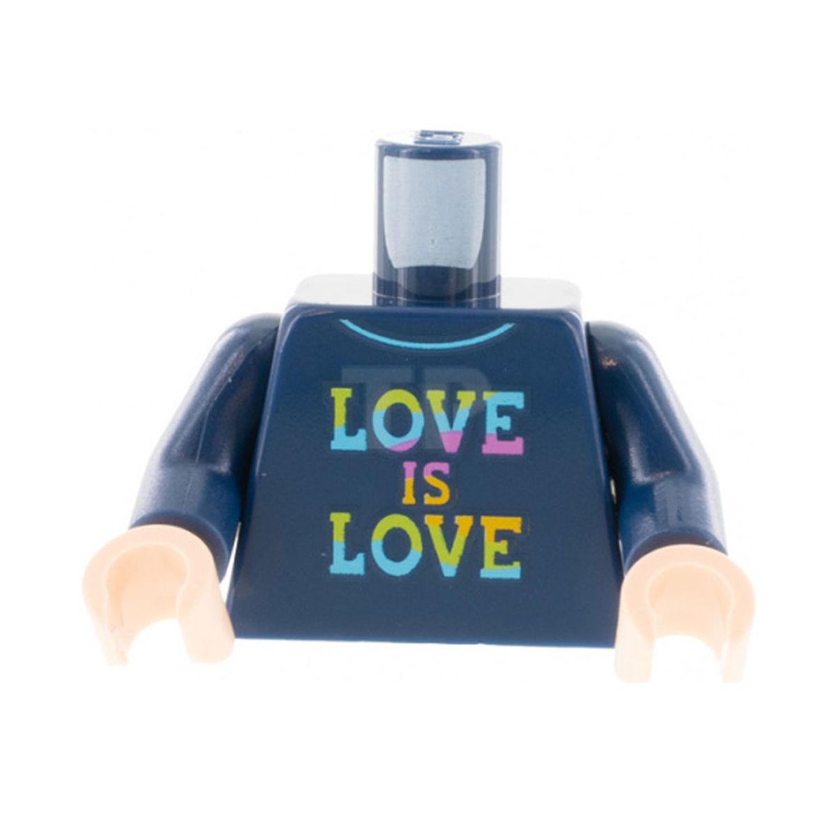 Lego Orjinal Moc Custom Minifigure Gövde Torso Lacivert Love Is Love T ...