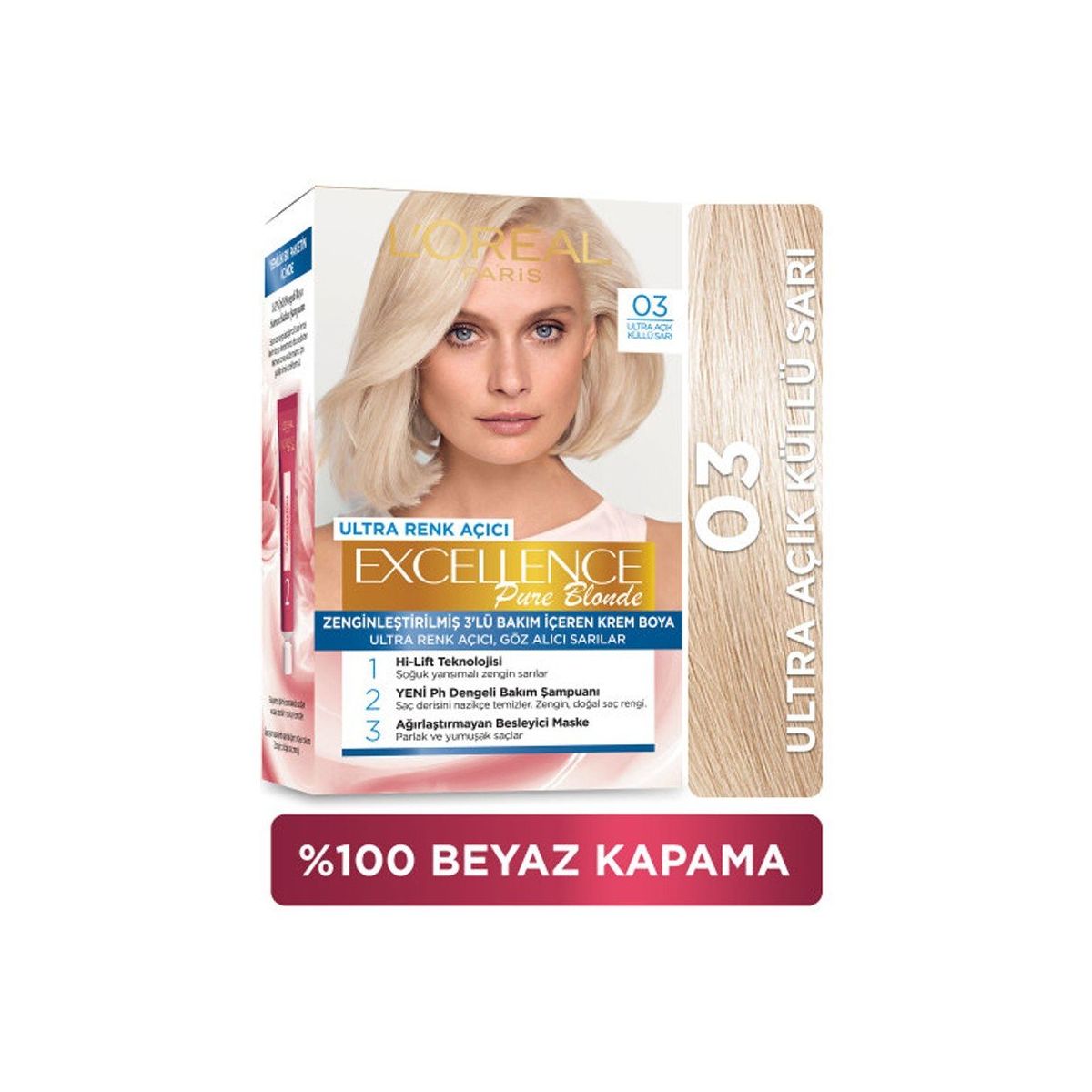 Loreal Paris Excellence Creme 03 Koyu Kestane Kit Saç Boyası Fiyatları