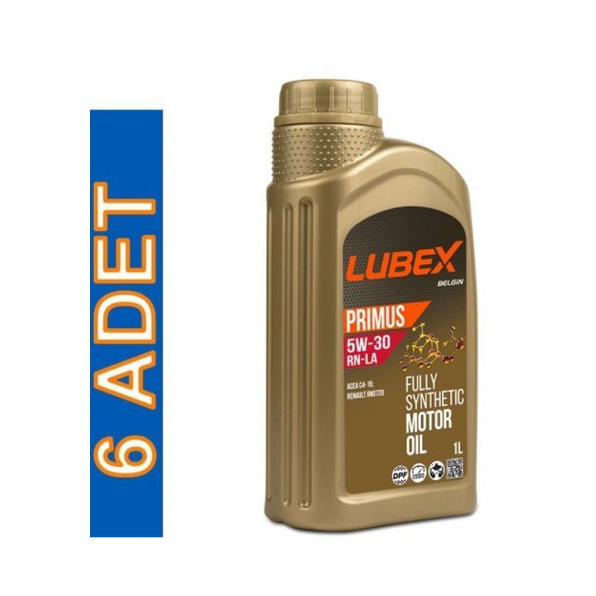 Lubex Primus 5W-30 RN-LA 1 Litre 6'lı Motor Yağı Fiyatları