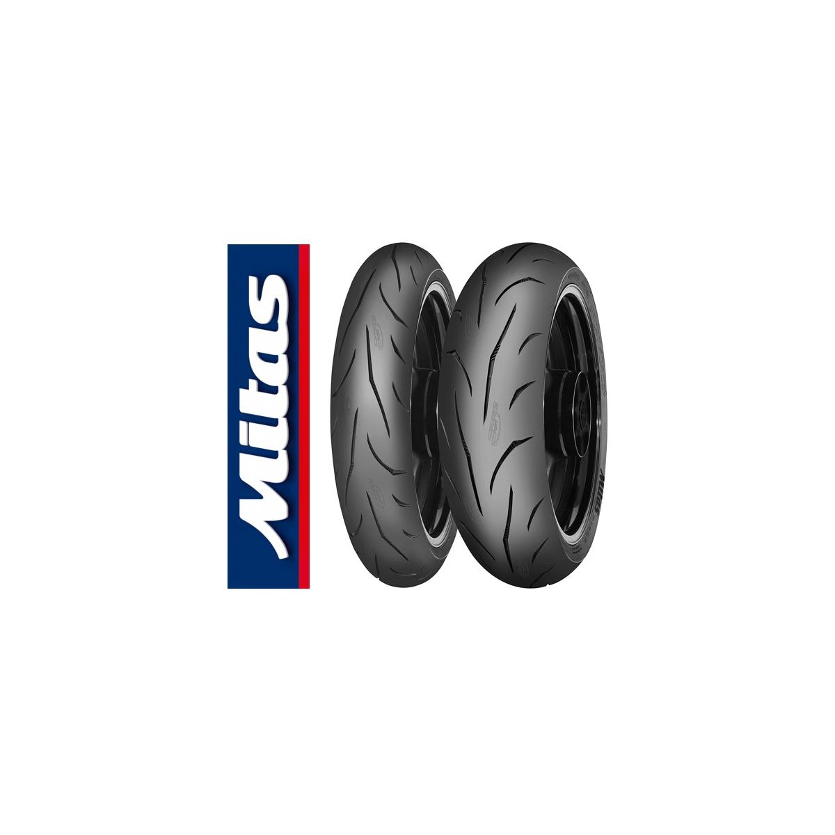 Mitas 110/70ZR17 150/60ZR17 Bajaj Dominar 400 Sport Force Plus Yaz ...