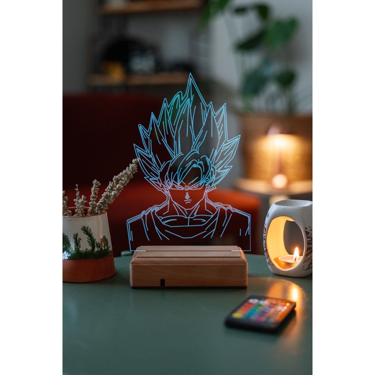 Modiwa Design Dragon Ball Z Goku 16 Renk Gece Lambası Fiyatları