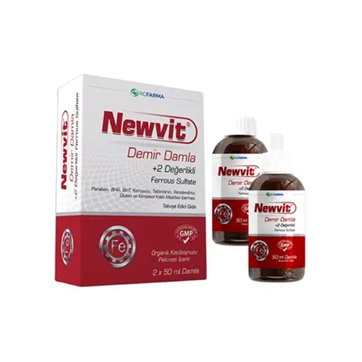 Newvit Demir 50 ml Damla Fiyatları