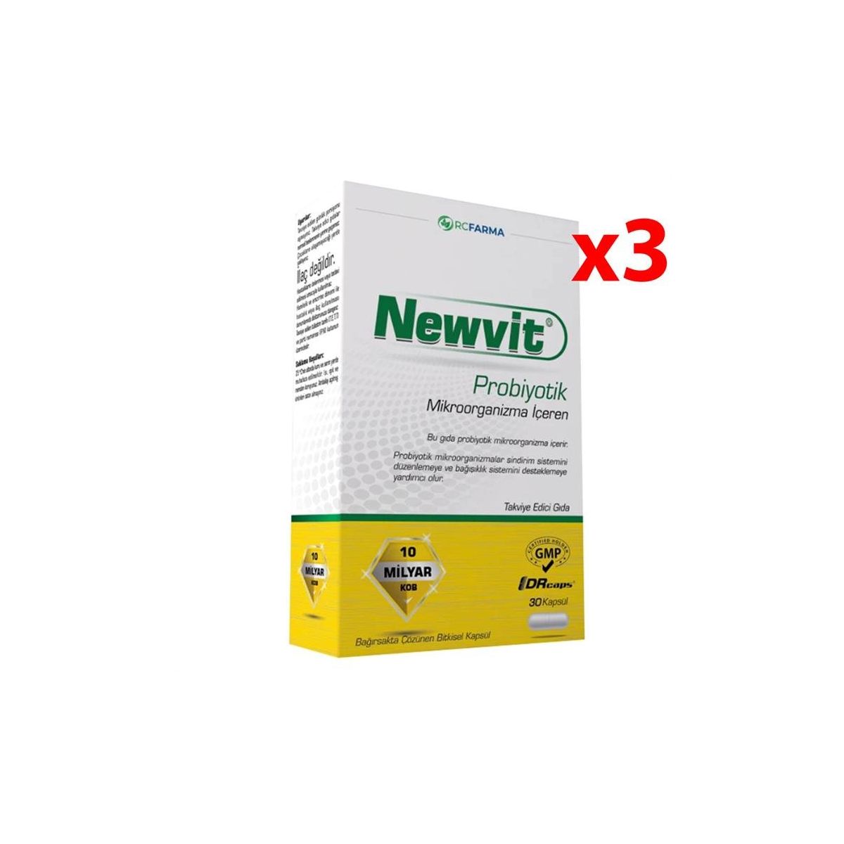 Newvit Probiyotik 3x30 Kapsül Fiyatları