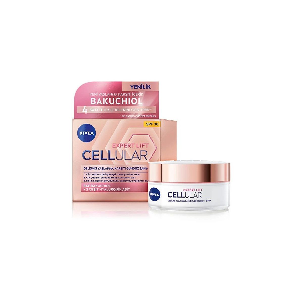 Nivea Visage Cellular Expert Lift 50 ml Doğal Retinol Alternatifi Saf ...