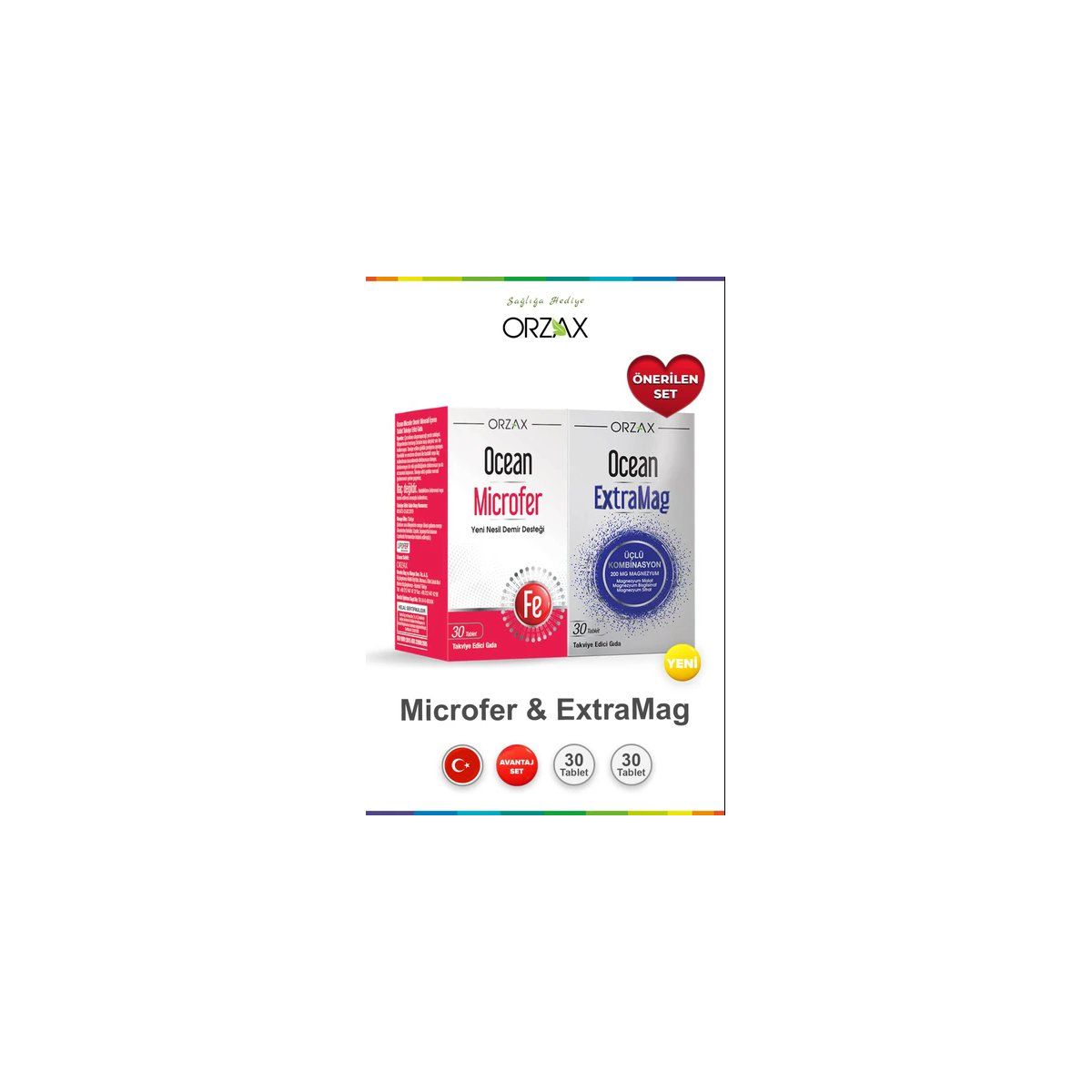 Ocean Microfer 30 Tablet + Extramag 30 Tablet Fiyatları