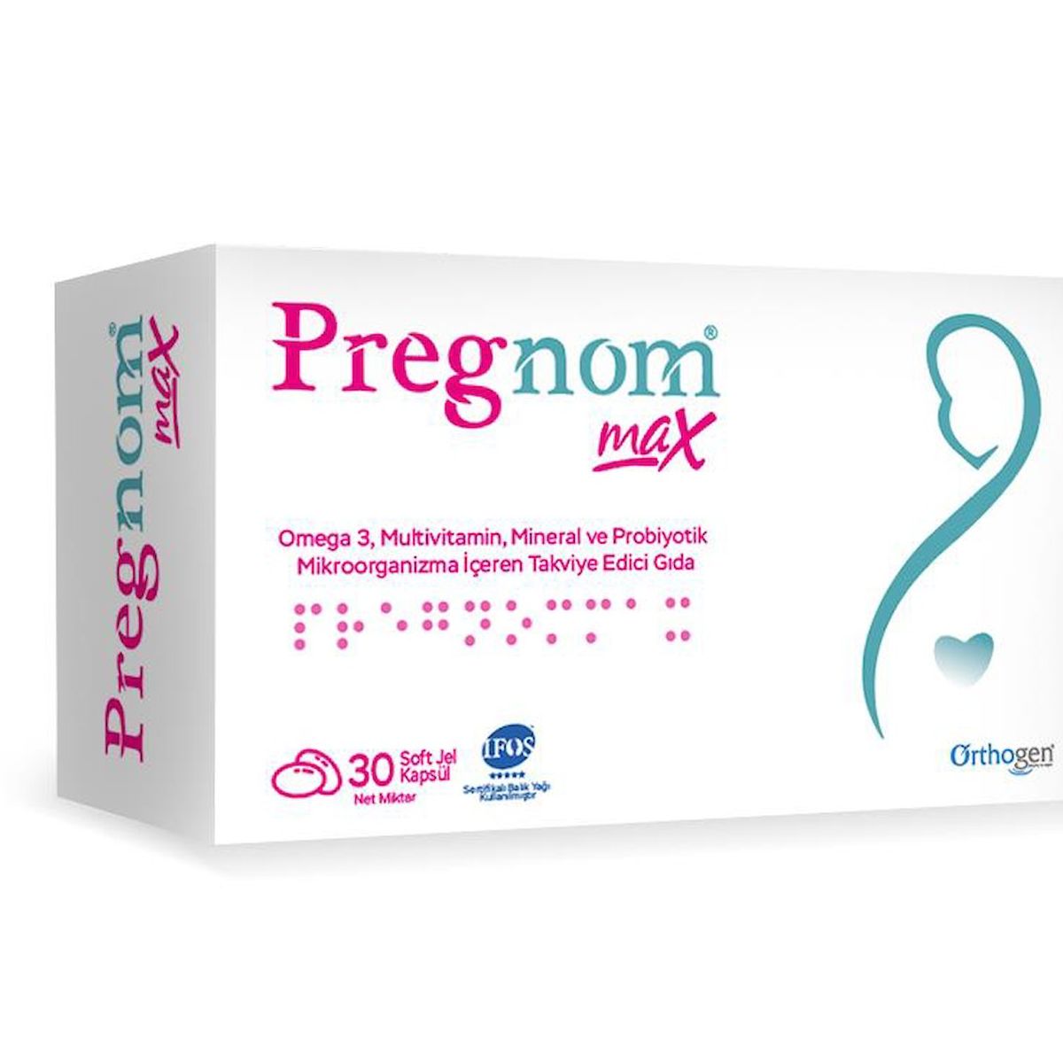 Orthogen Pregnom Max 30 Kapsül Fiyatları
