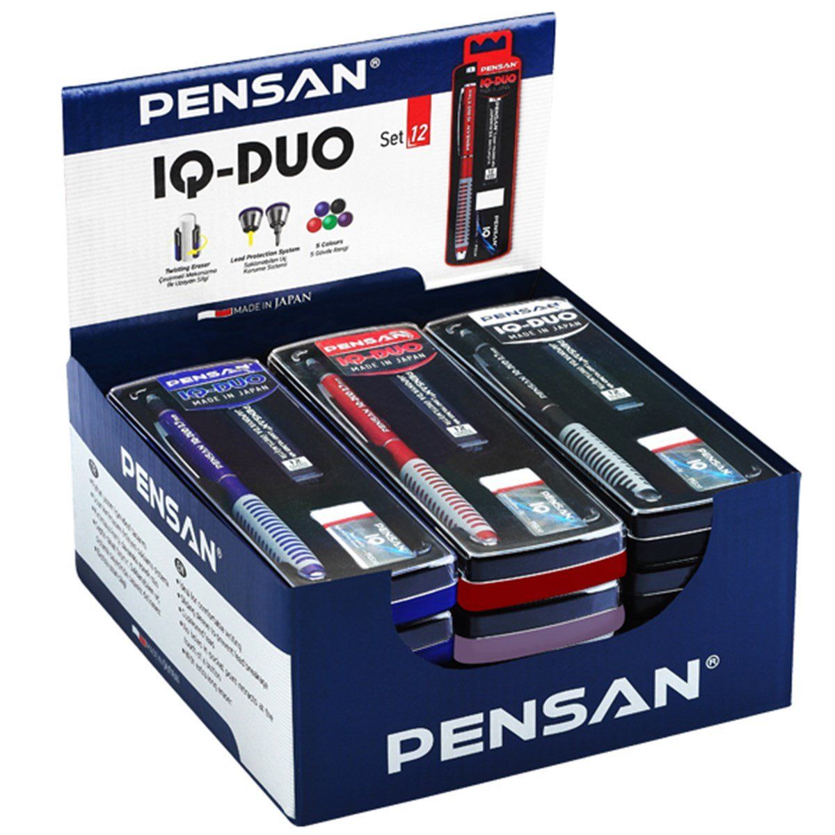 Pensan IQ Duo 0.7 mm Gri Versatil Uçlu Kalem Seti Fiyatları