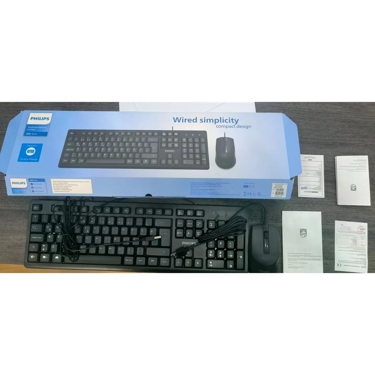 Philips SPT6234 Q Türkçe USB Standart Klavye ve Mouse Fiyatları ve ...