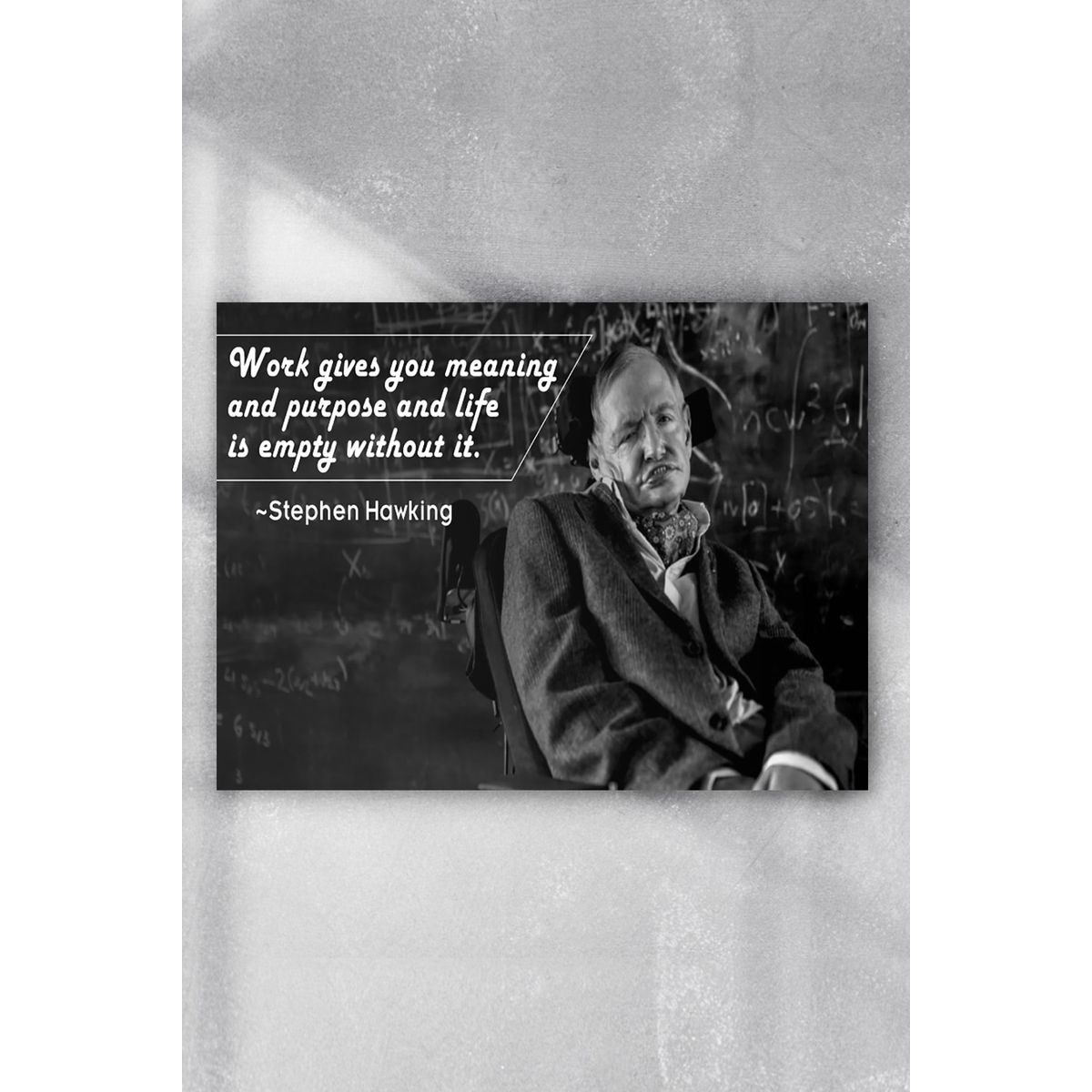 Postermanya Stephen Hawking Motivasyon 50x70 cm Poster Fiyatları